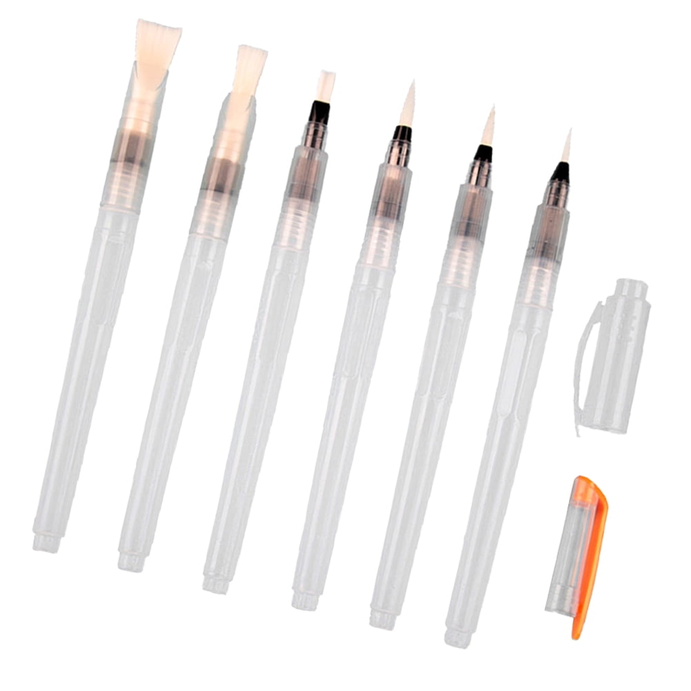 Stri 6pcs Watercolor Paint Pens Water Injection Hand Painting Brush ...