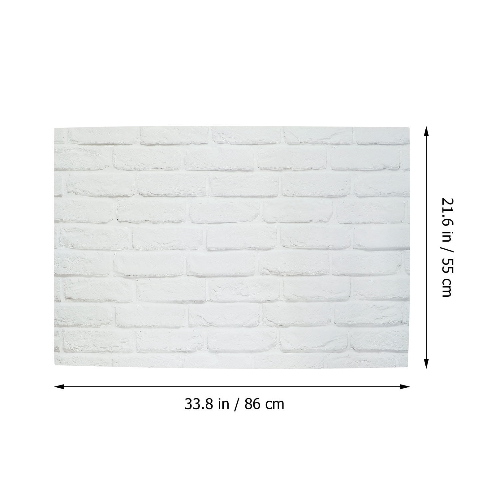 Backdrop Paper Double sided Brick Wall Texture Pattern Photo Background ...