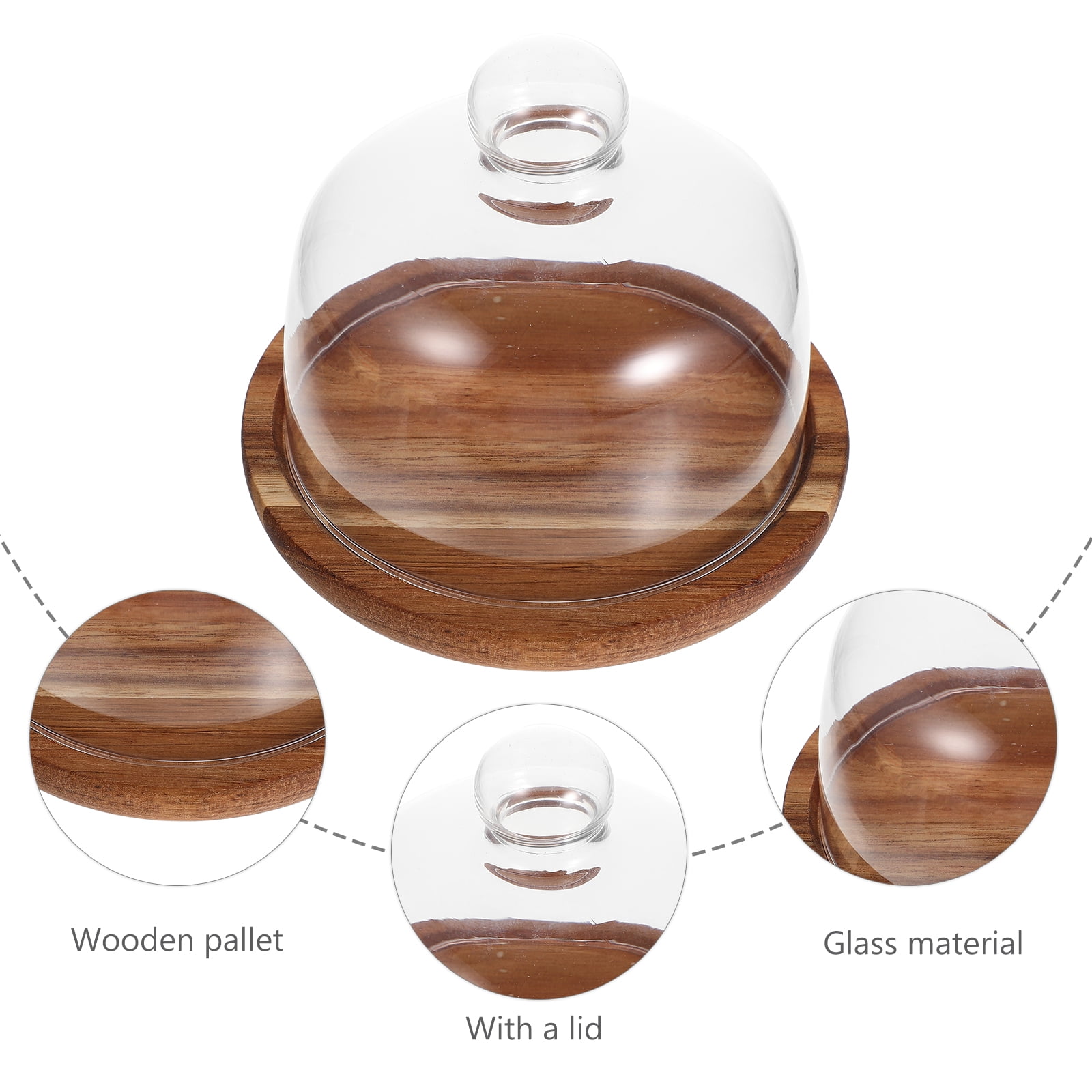 Stri Cake Display Stand Covered Cake Stand Wooden Cupcake Stand Party ...