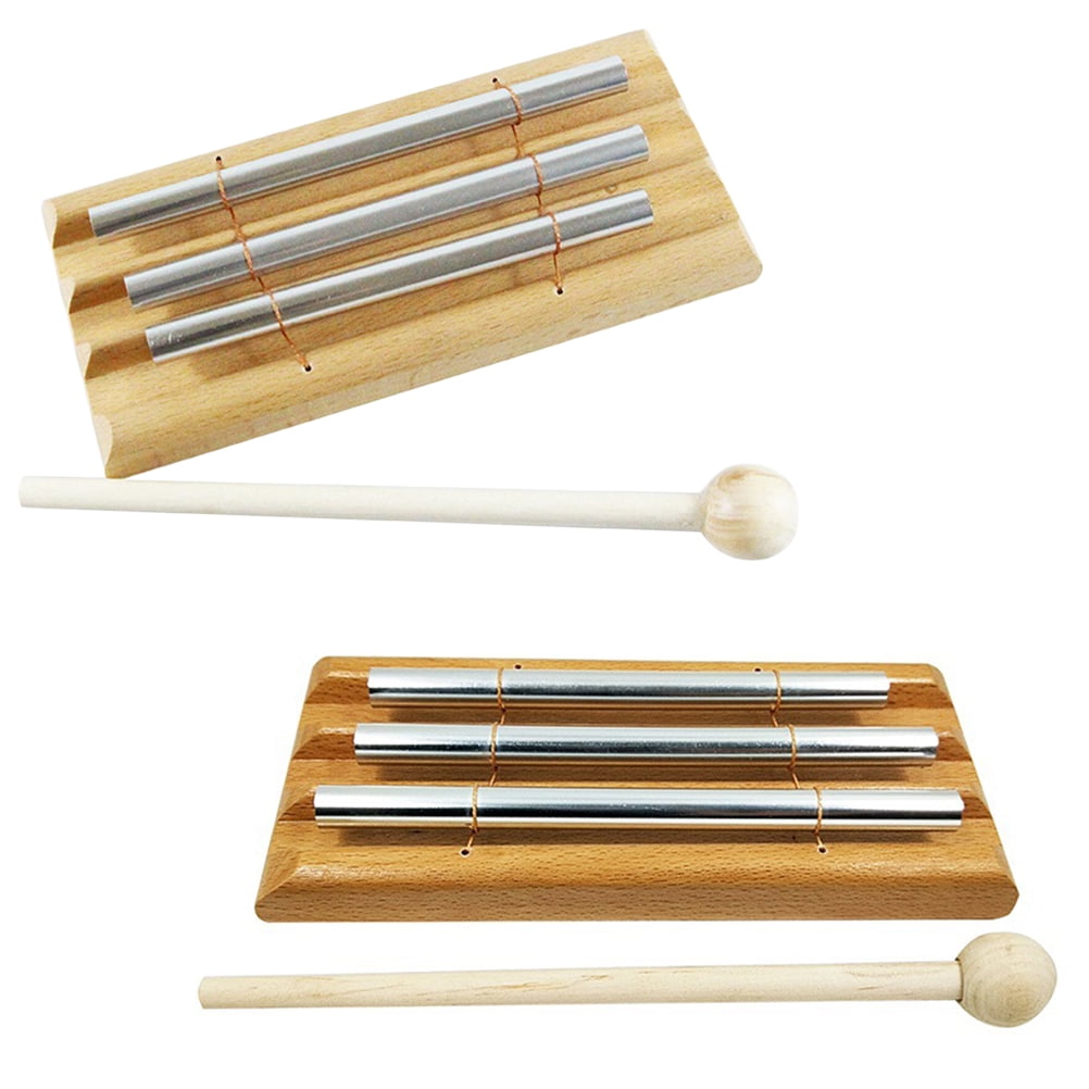 Stri Children Trio Chime Xylophone Percussion Wooden Musical Toy with 2 ...