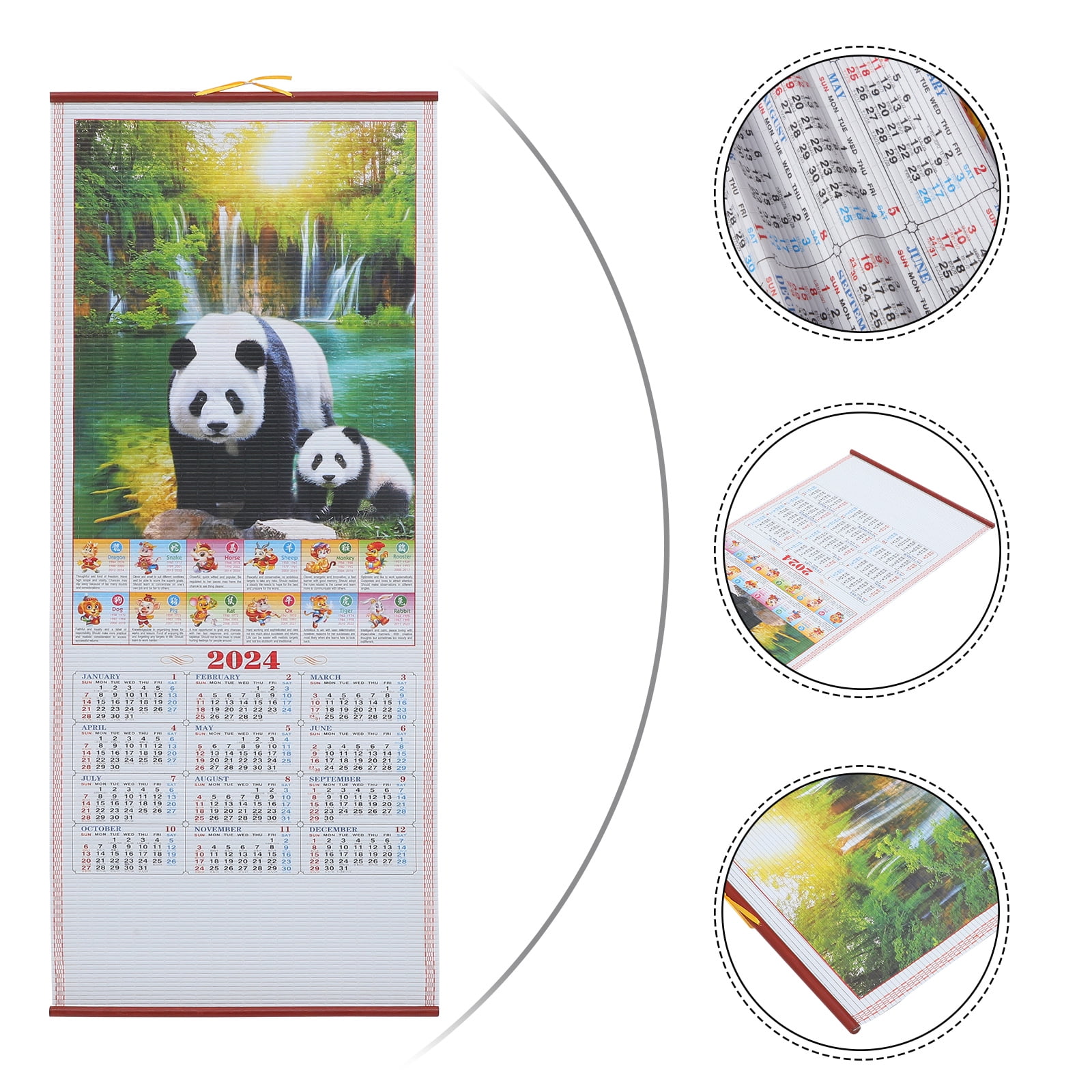 Stri Chinese Monthly Wall Calendar for the Year of the Dragon Chinese ...