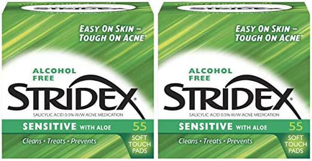 Stri-Dex Medicated Pads, Sensitive,2 Count - Walmart.com