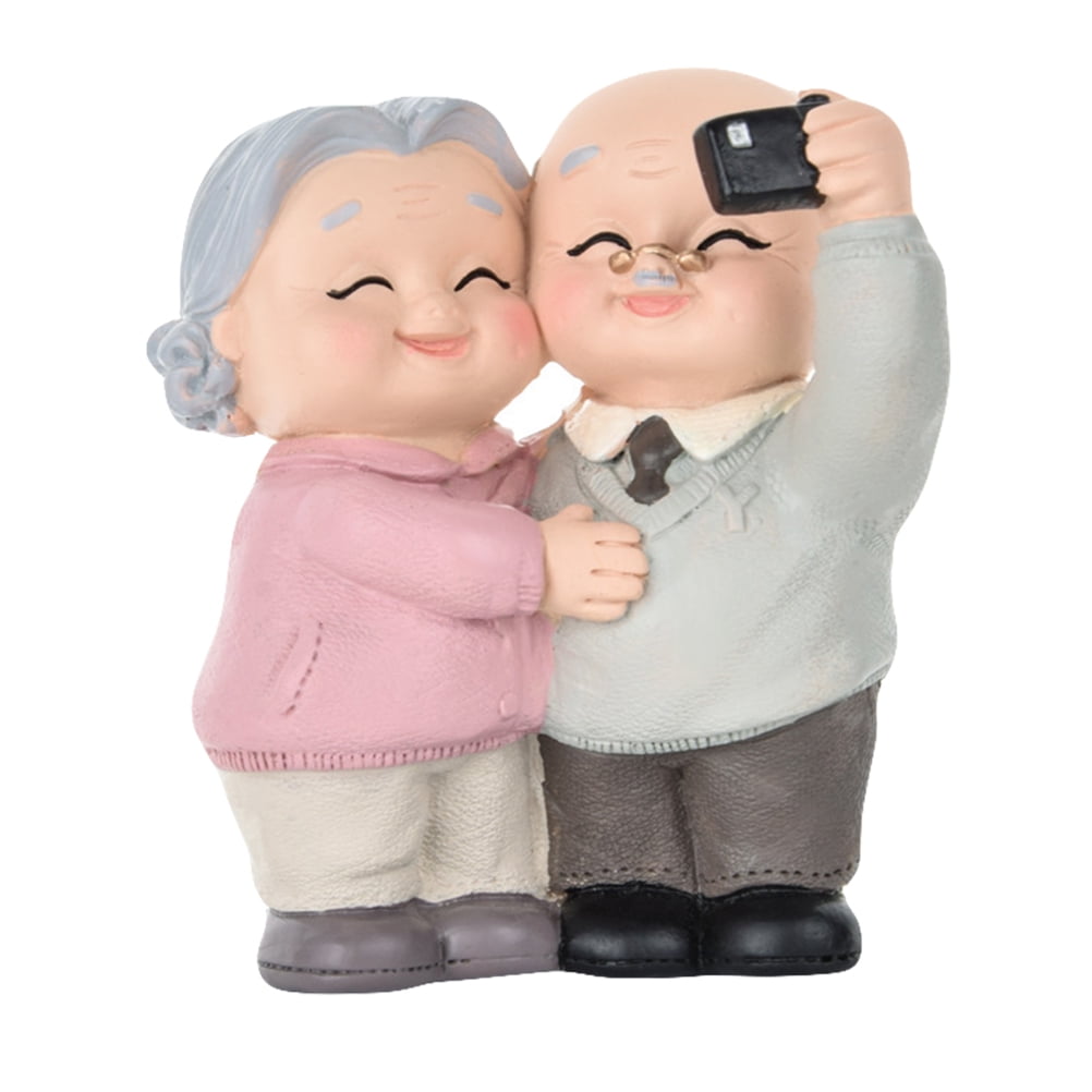 Grandparents Model Christmas Gift Ornament 1 Set Cake Resin ...