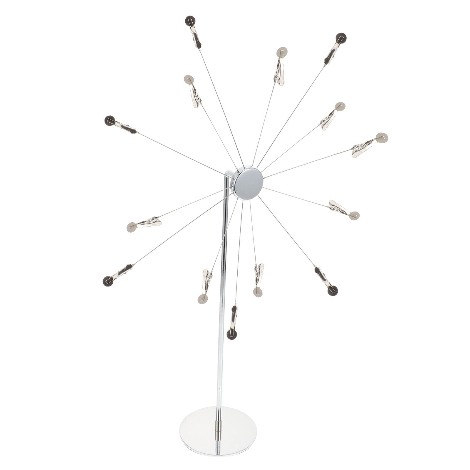 Stri Iron Photo Rack Sky Wheel Shape Photo Holder Desktop Photo Clips ...