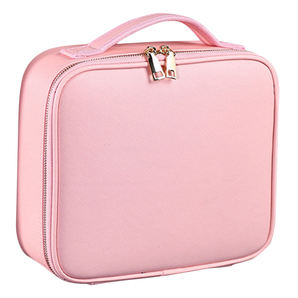 Stri Large Cosmetics Makeup Bag Barber Train Case with Adjustable ...