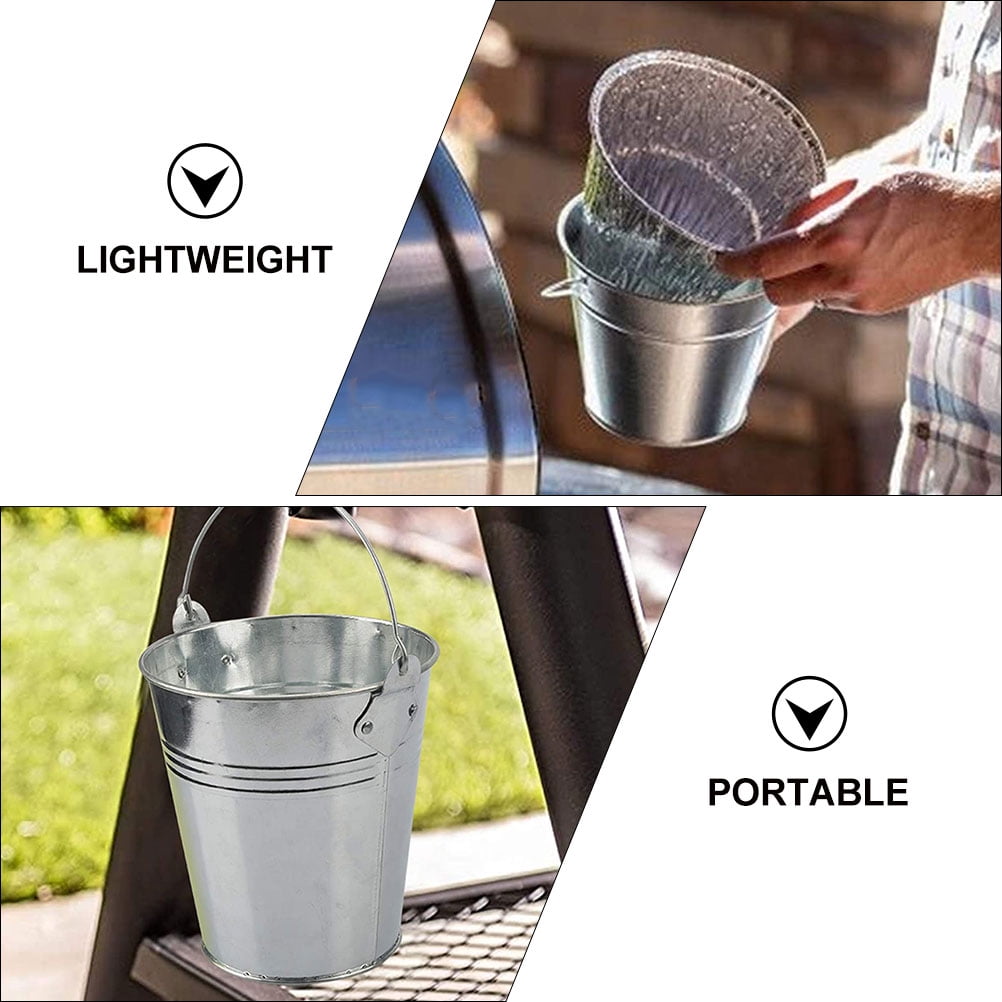 Stri Outdoor Barbecue Oil Bucket Grease Drip Bucket with 10pcs ...