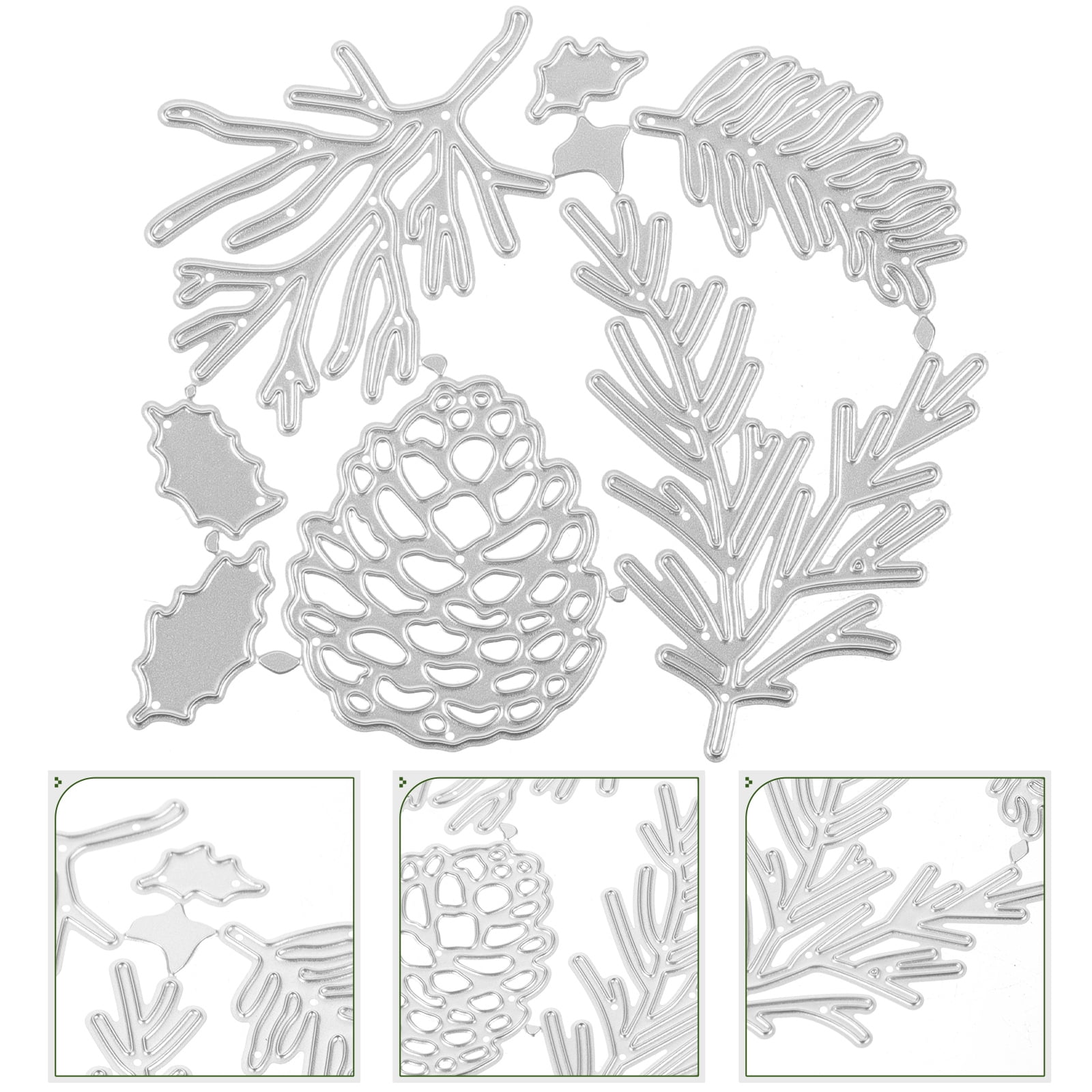 Stri Set Pinecone Shape Paper Cutting Dies for Card Making and Card ...