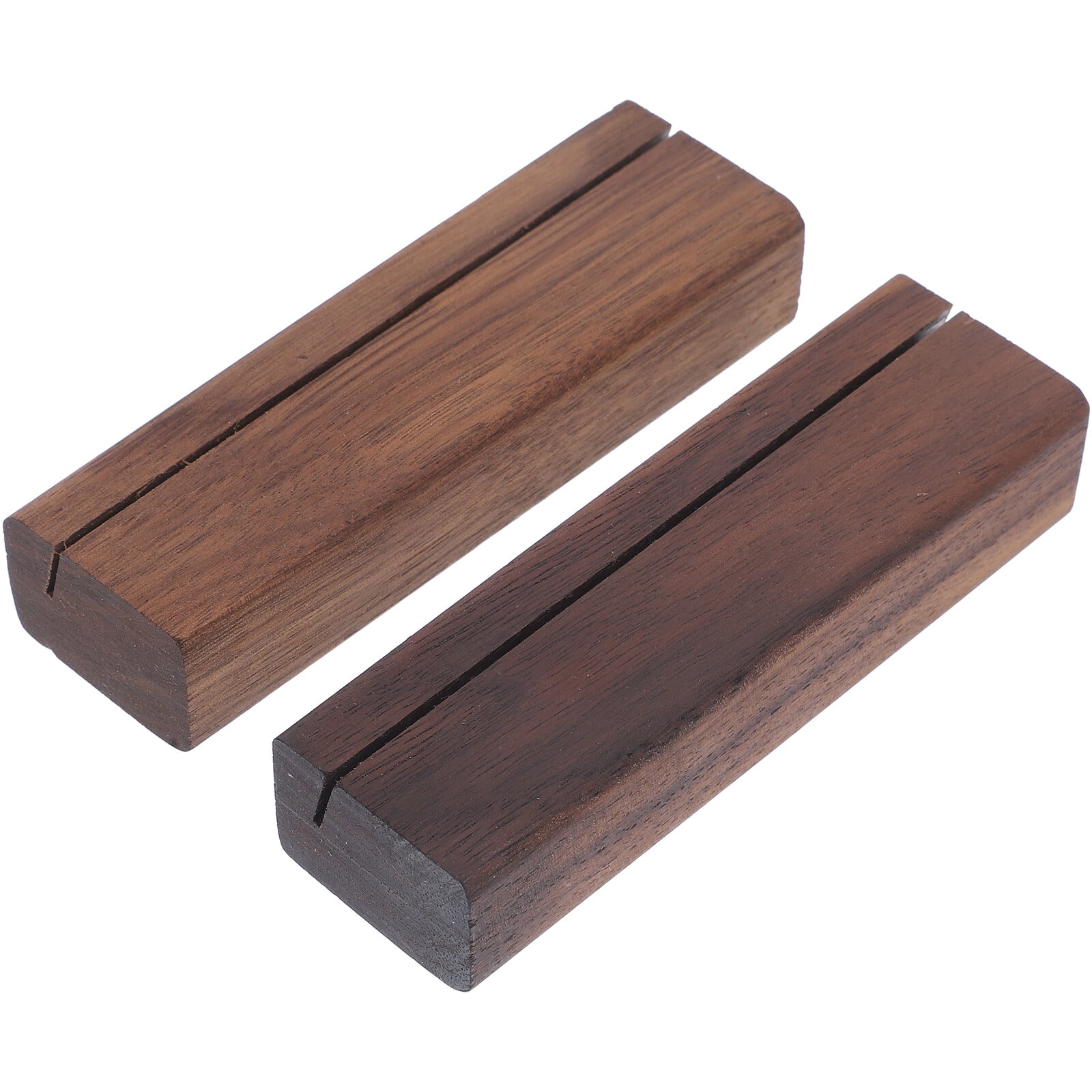 Stri Set of 2 Wooden Household Card Display Holders for Table Cards ...