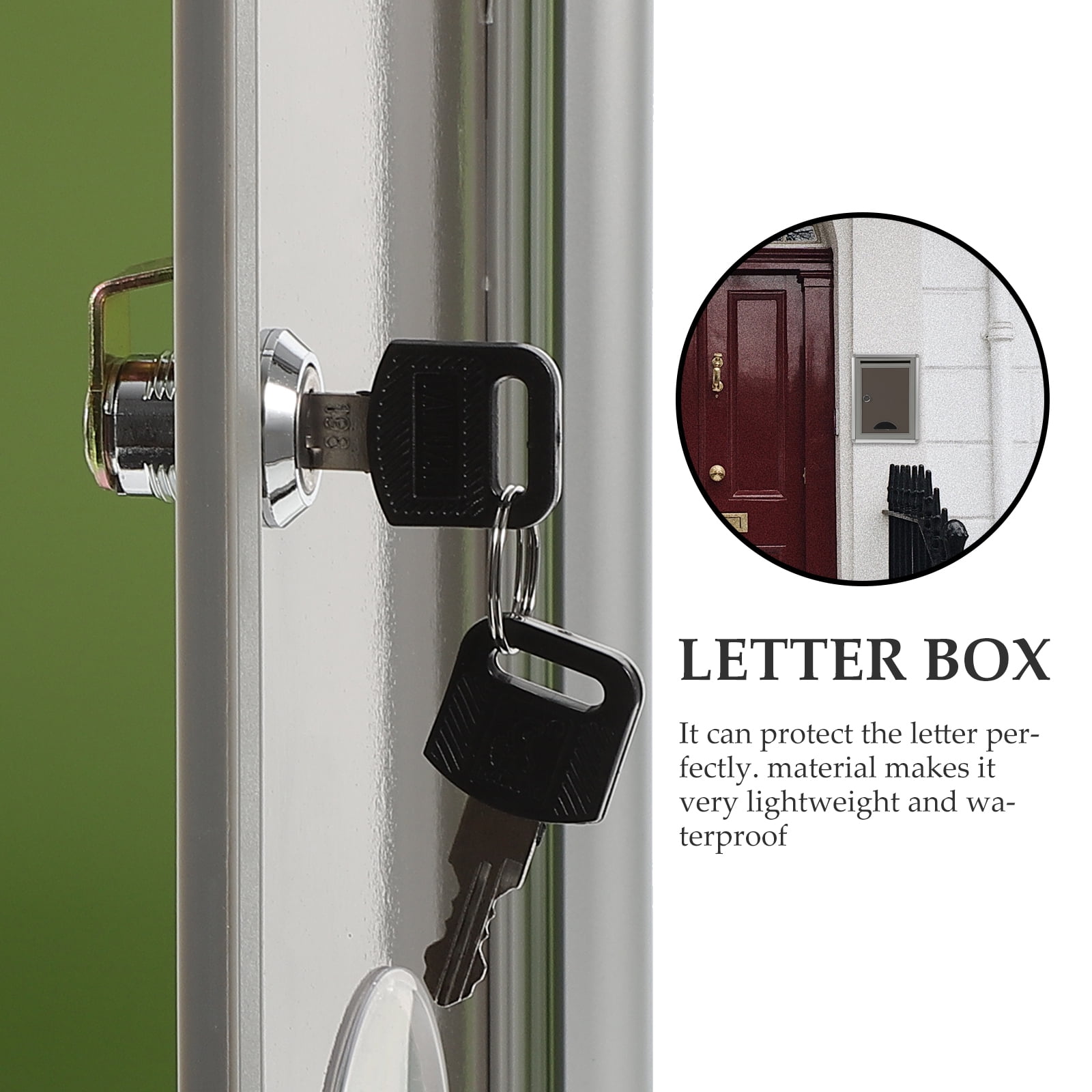 Stri Small Suggestion Box Mailbox With Lock Wall Hanging Complaint ...