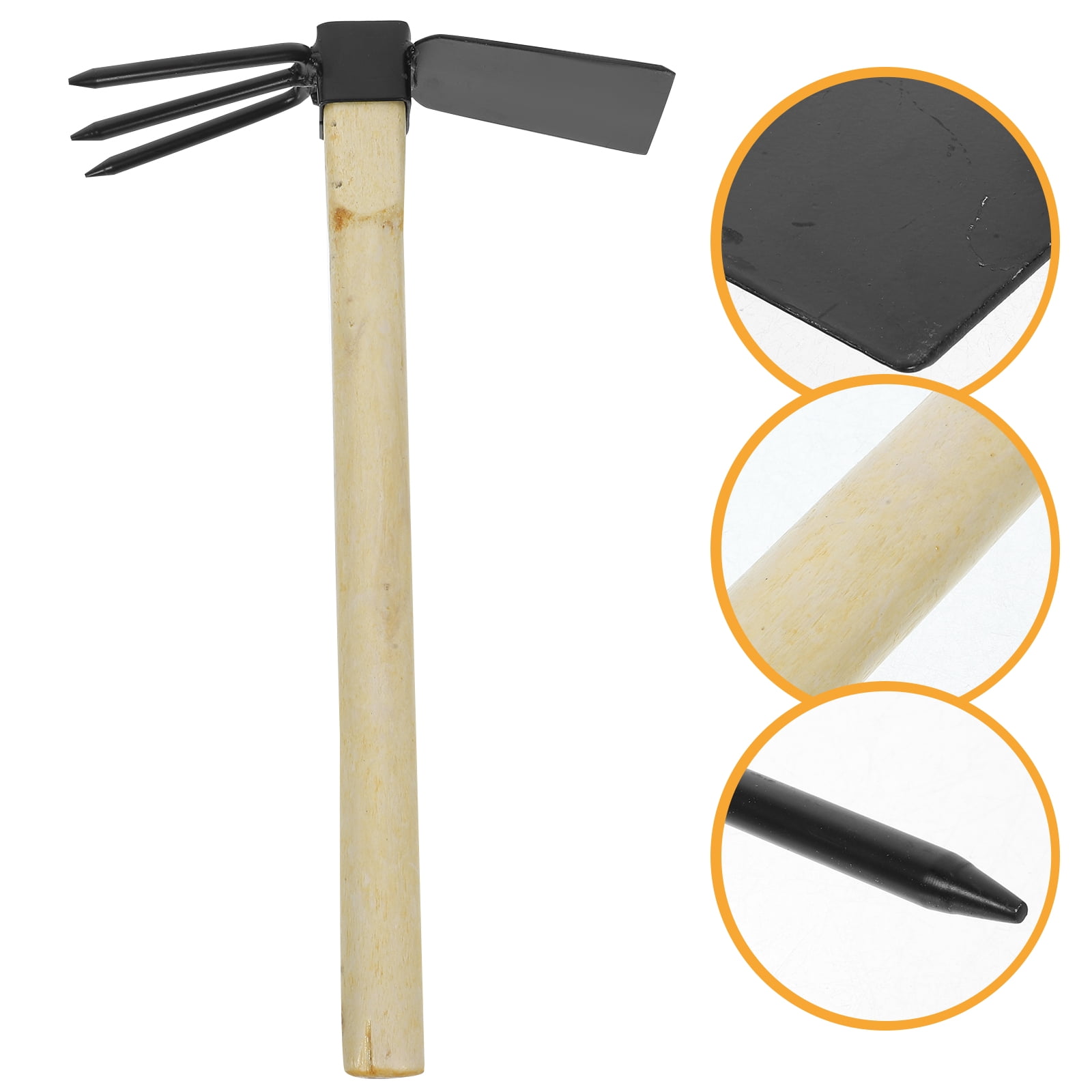 Stri Small weeding hoe, gardening hoe, hand rake, metal rake, gardening ...