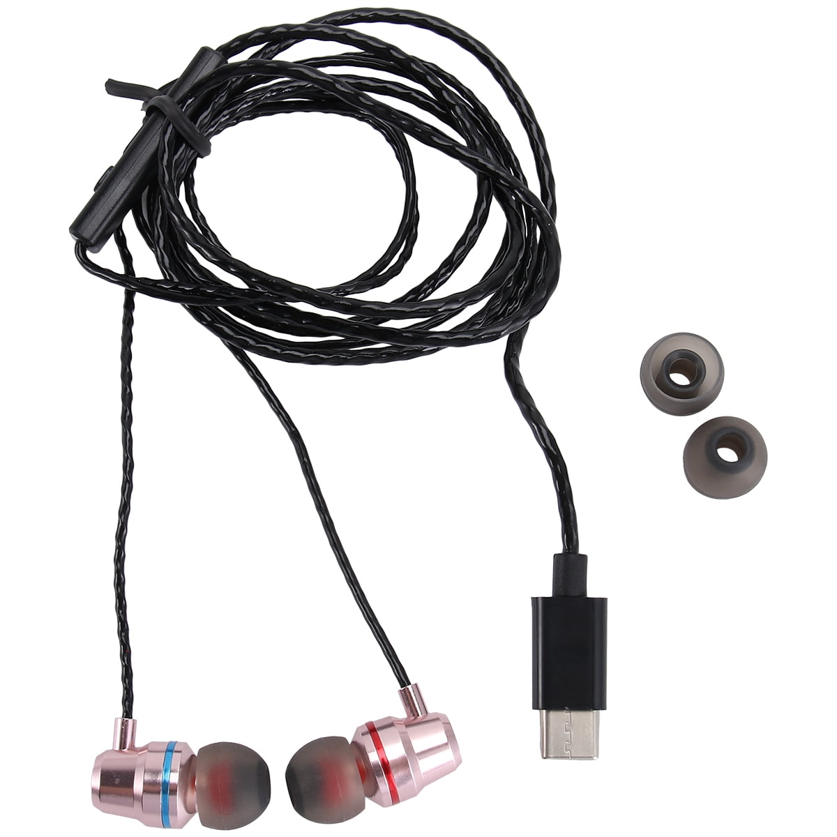 Stri Type-C Headphones Hi-Fi Stereo In-ear Earphone Wired Sports ...