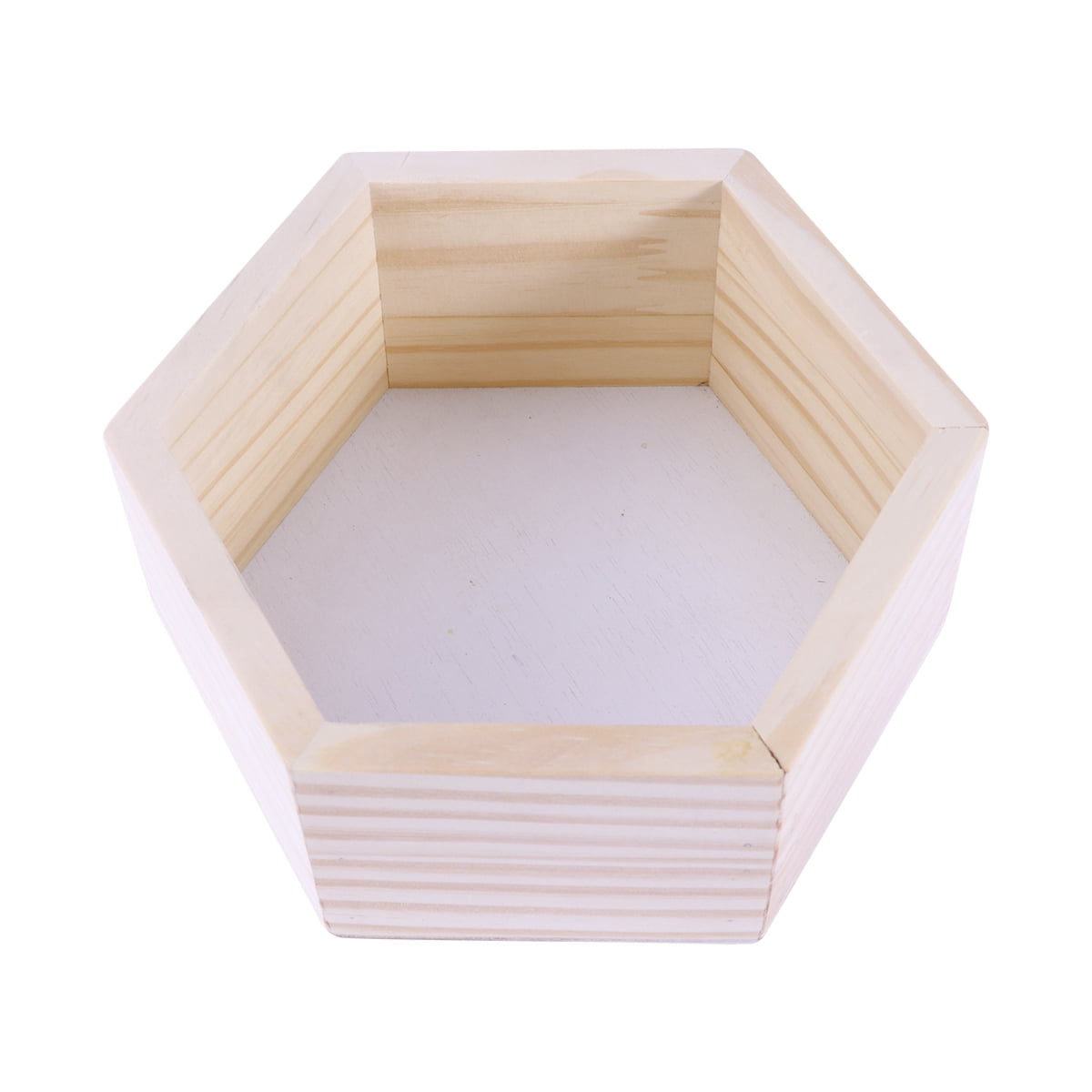 Stri Wall-mounted Hexagonal Solid Wood Rack for the Decoration of ...