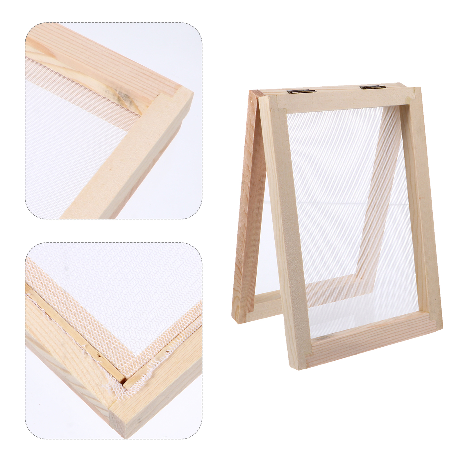 Stri Wooden Paper Making Mould Screen Printing Frame DIY Paper Craft ...