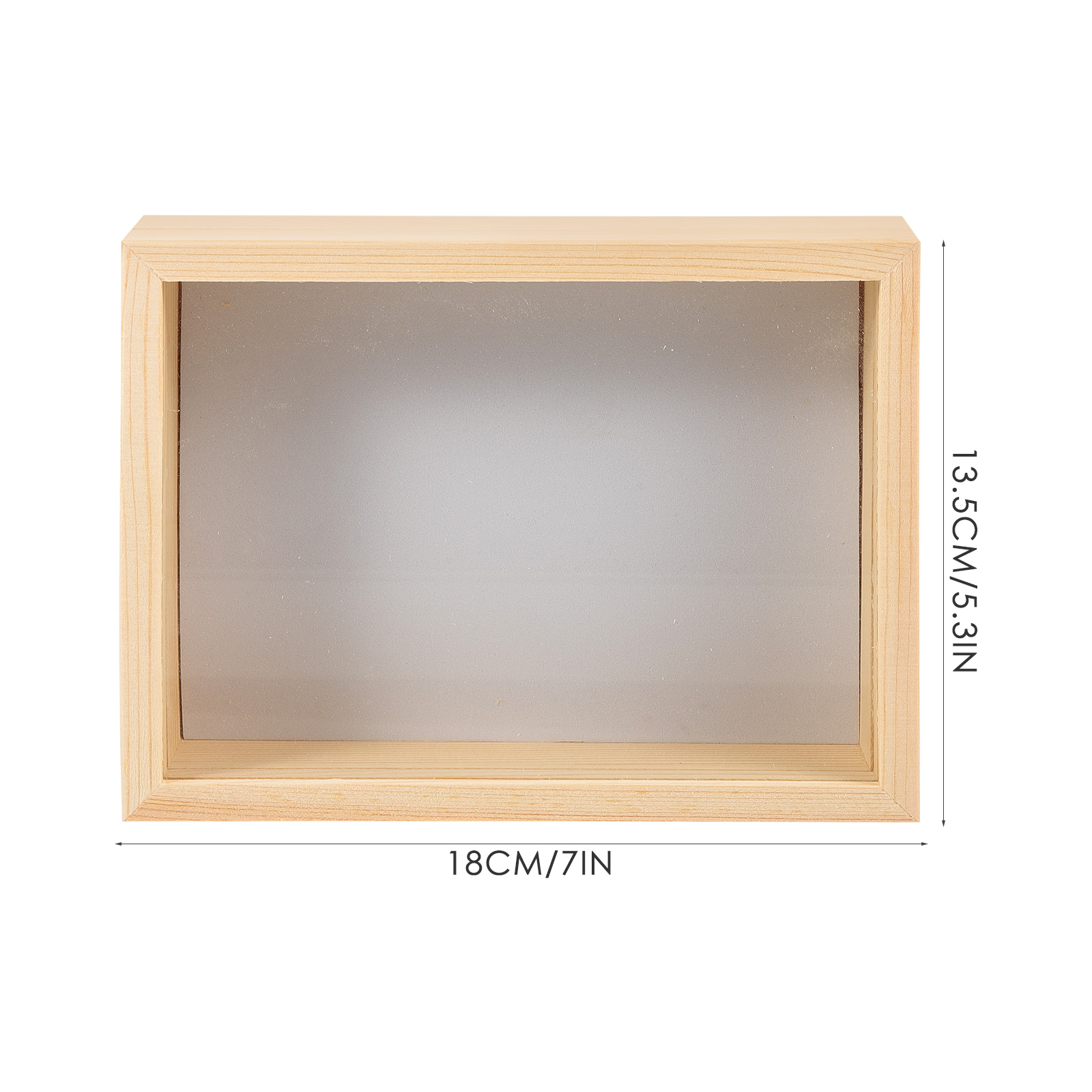 OUNONA Beige Plastic Specimen Display Box with Lids for Storage Use ...