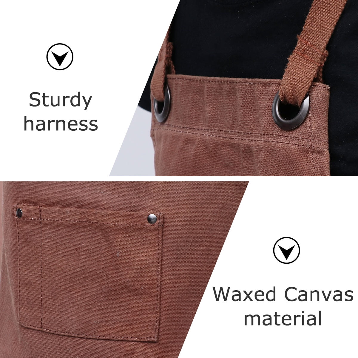 Stri Woodworking Apron Shop Apron Waxed Canvas Work Apron with Tool Pocket for Men - Walmart.com