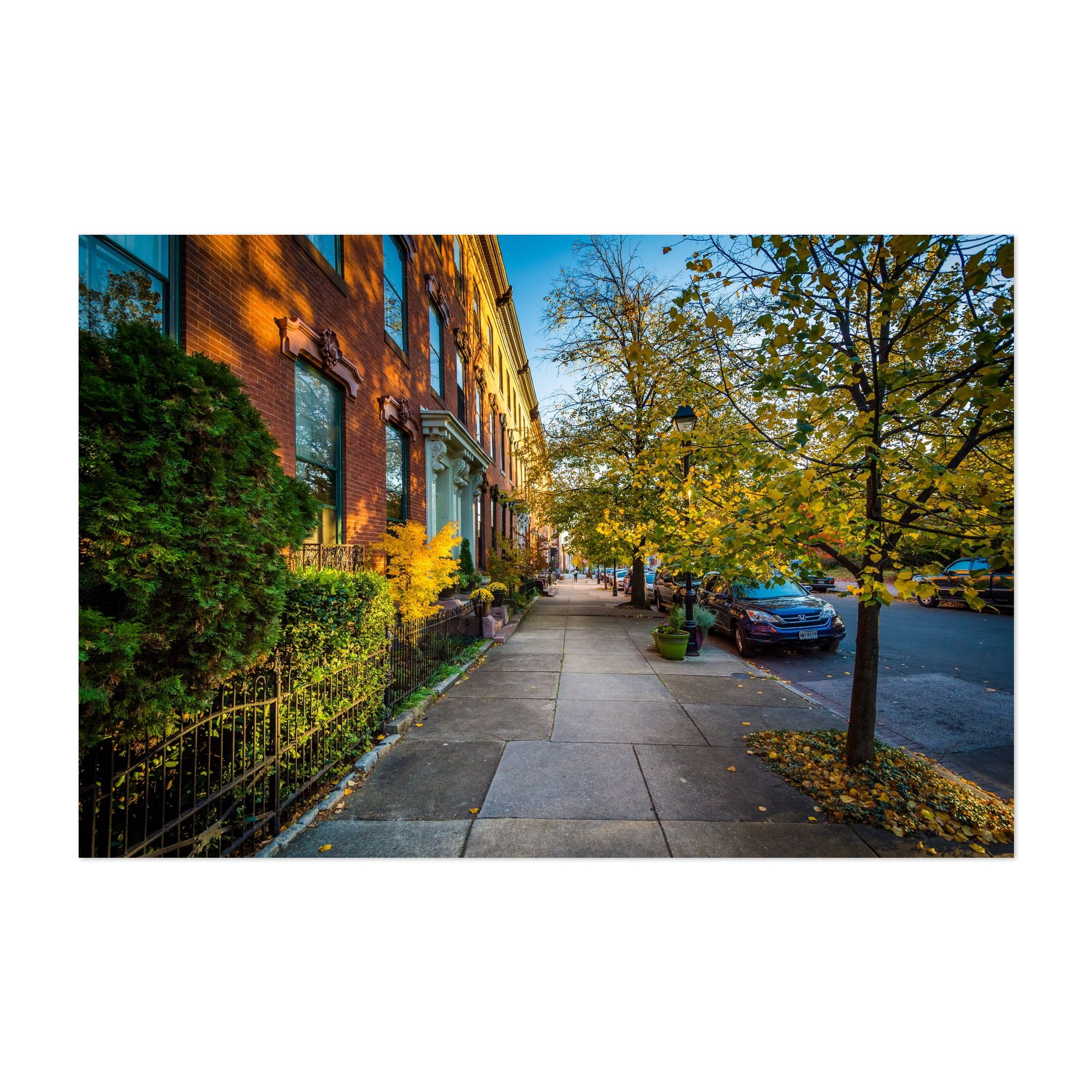 Stricker Street, Union Square - Baltimore Maryland Photography Autumn ...