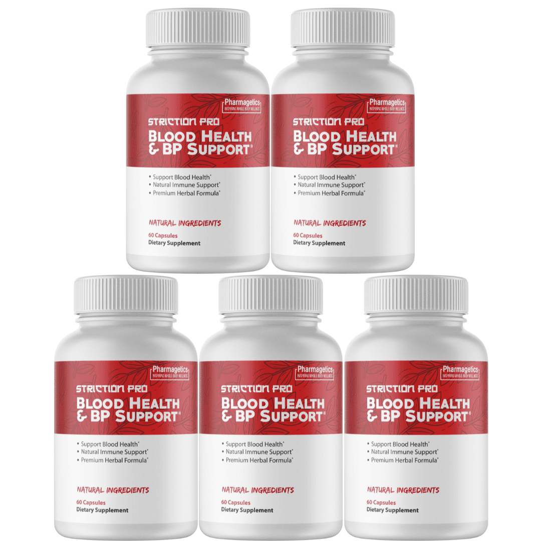Striction Pro - blood sugar support supplement, 5 Pack - Walmart.com