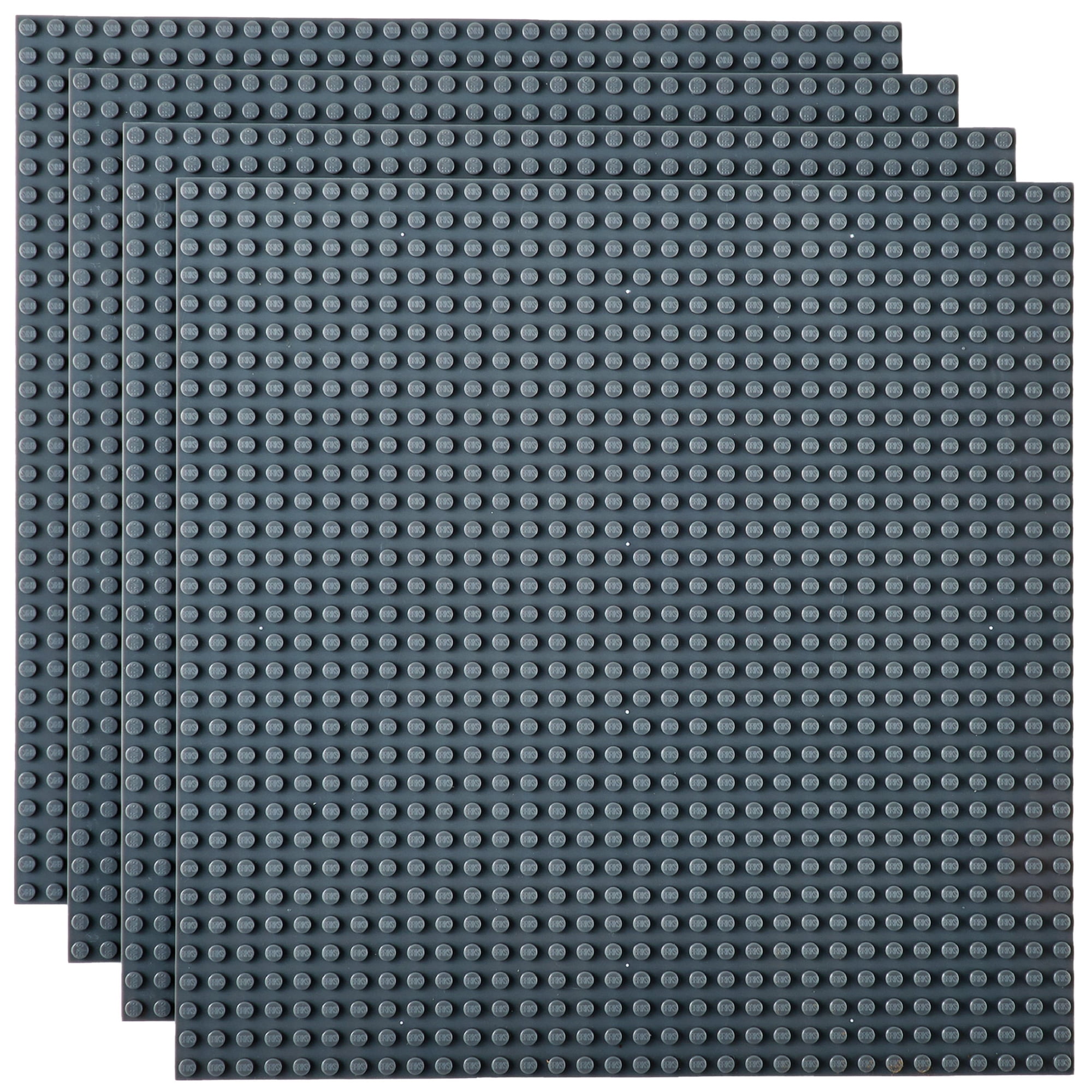 Strictly Briks Stackable Baseplates - 4 Pack Compatible with Classic ...