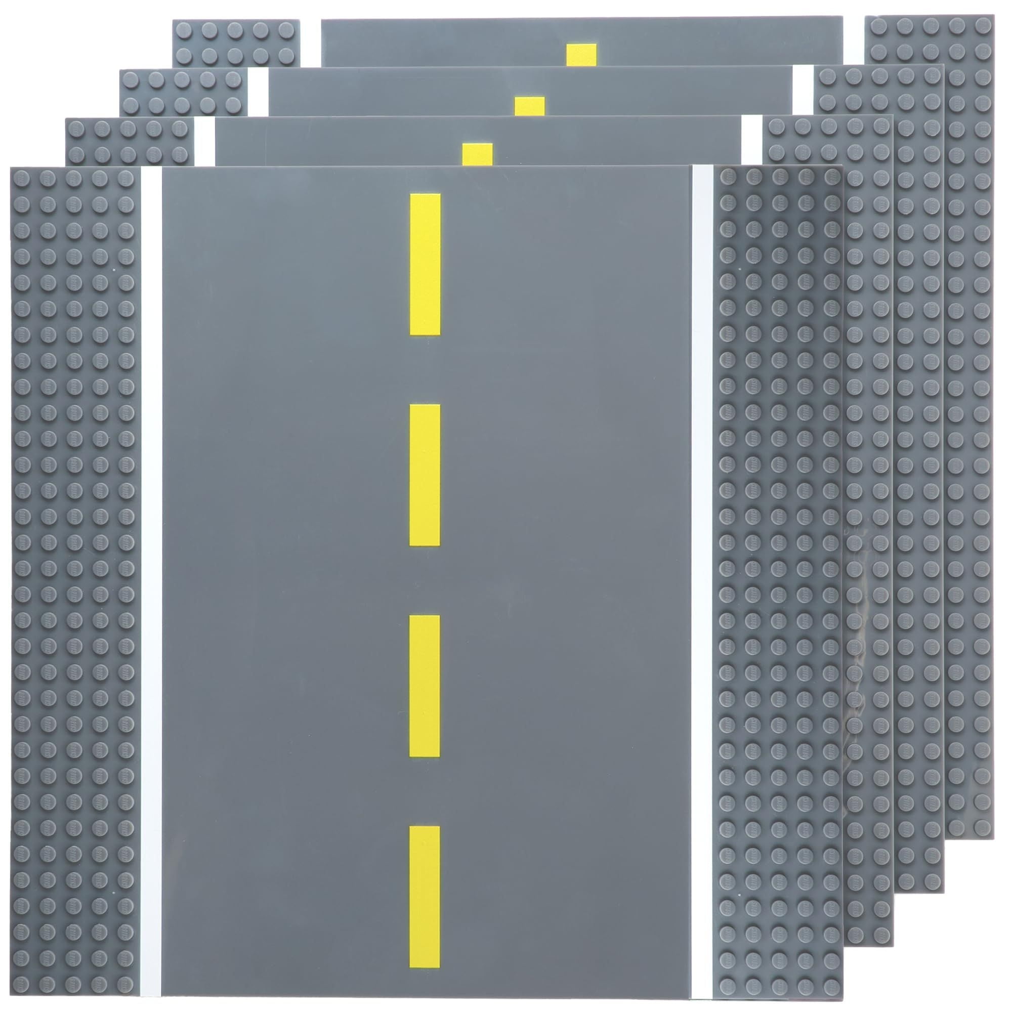 Strictly Briks 4 Pack City Road Plates, Classic Building Bricks ...