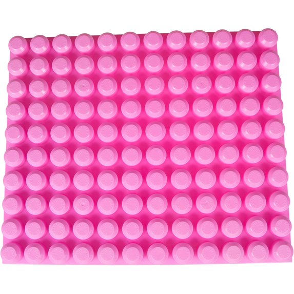Strictly Briks Beginner Briks Pink Baseplate 12.5 x 15 Inch 100% ...