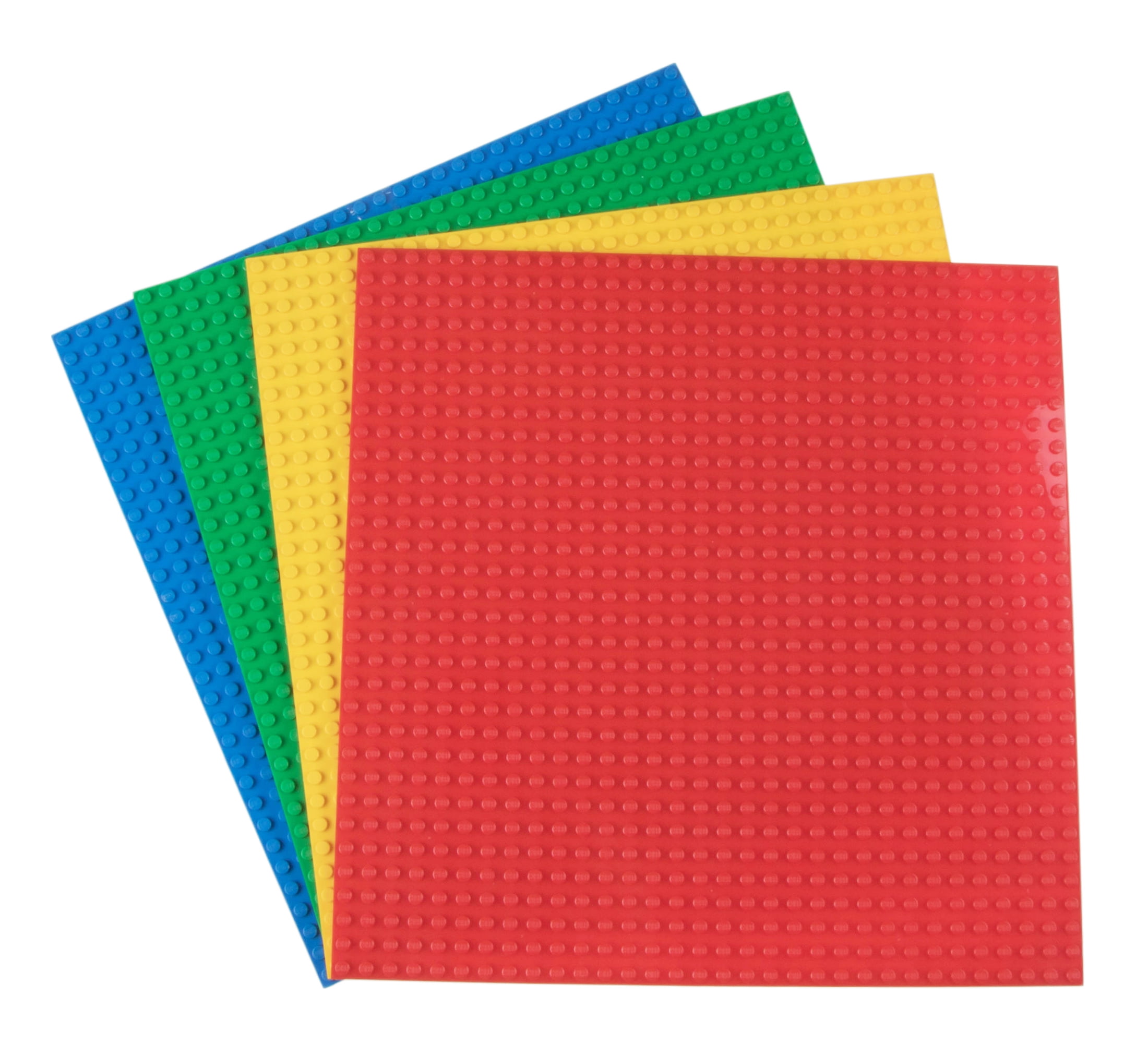 Strictly Briks Brick Construction Stackable Baseplates - 4 Baseplates ...