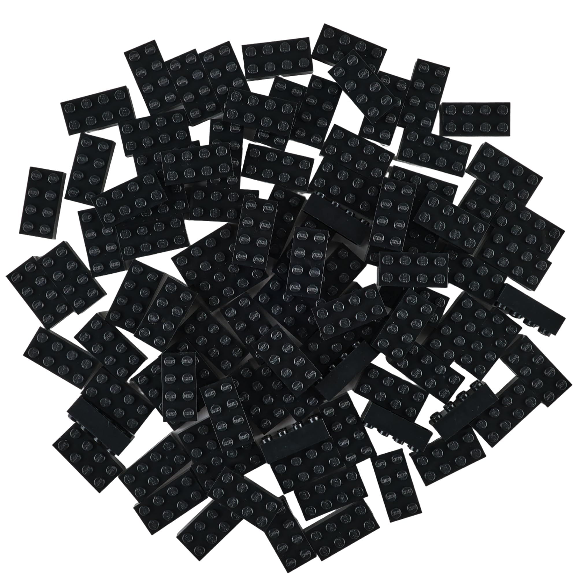 Strictly Briks, Classic Bricks 96 Piece 2x4 Black Building Brick Kit ...