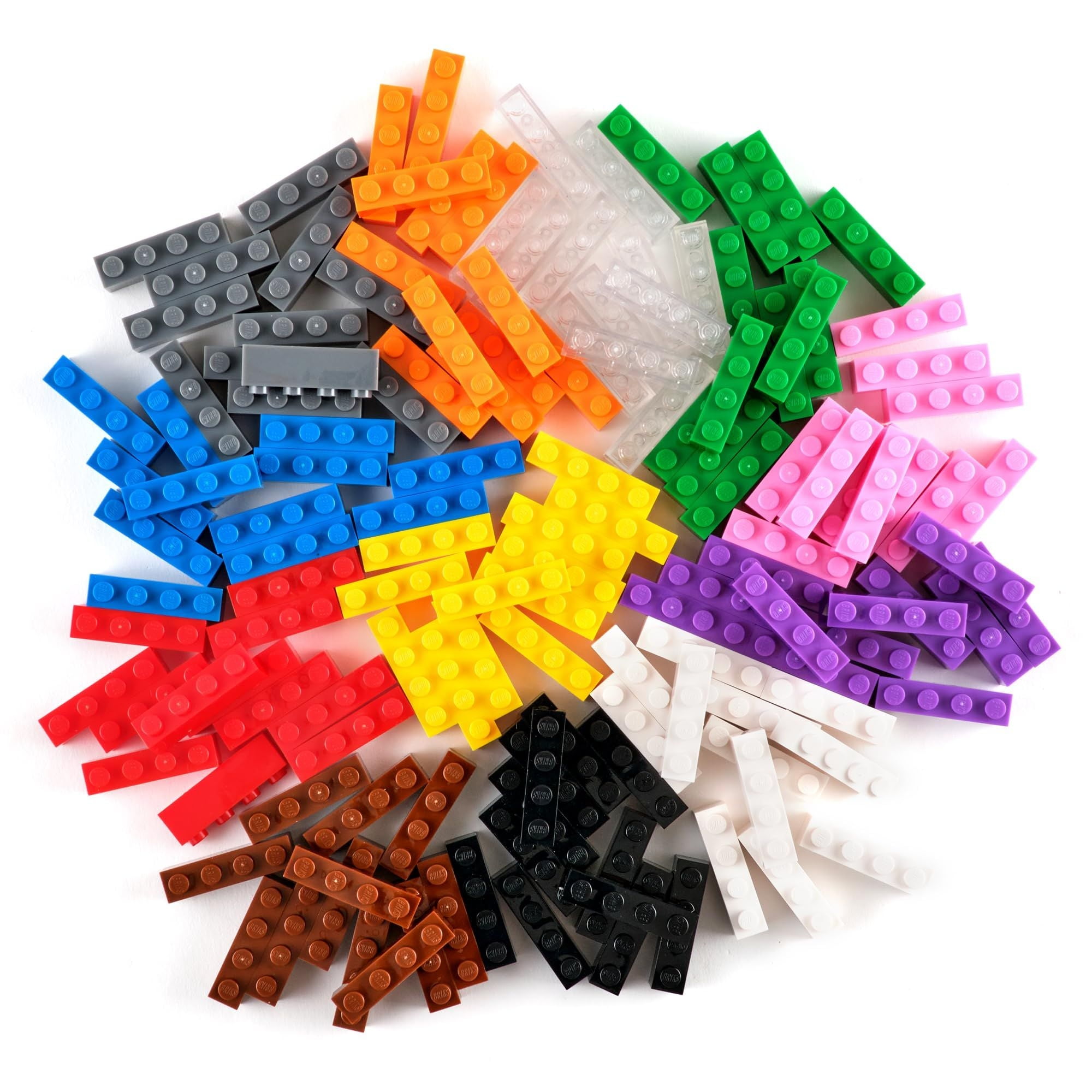 Strictly Briks Classic Bricks Starter Kit, White, 144 Pieces, 1x2 ...