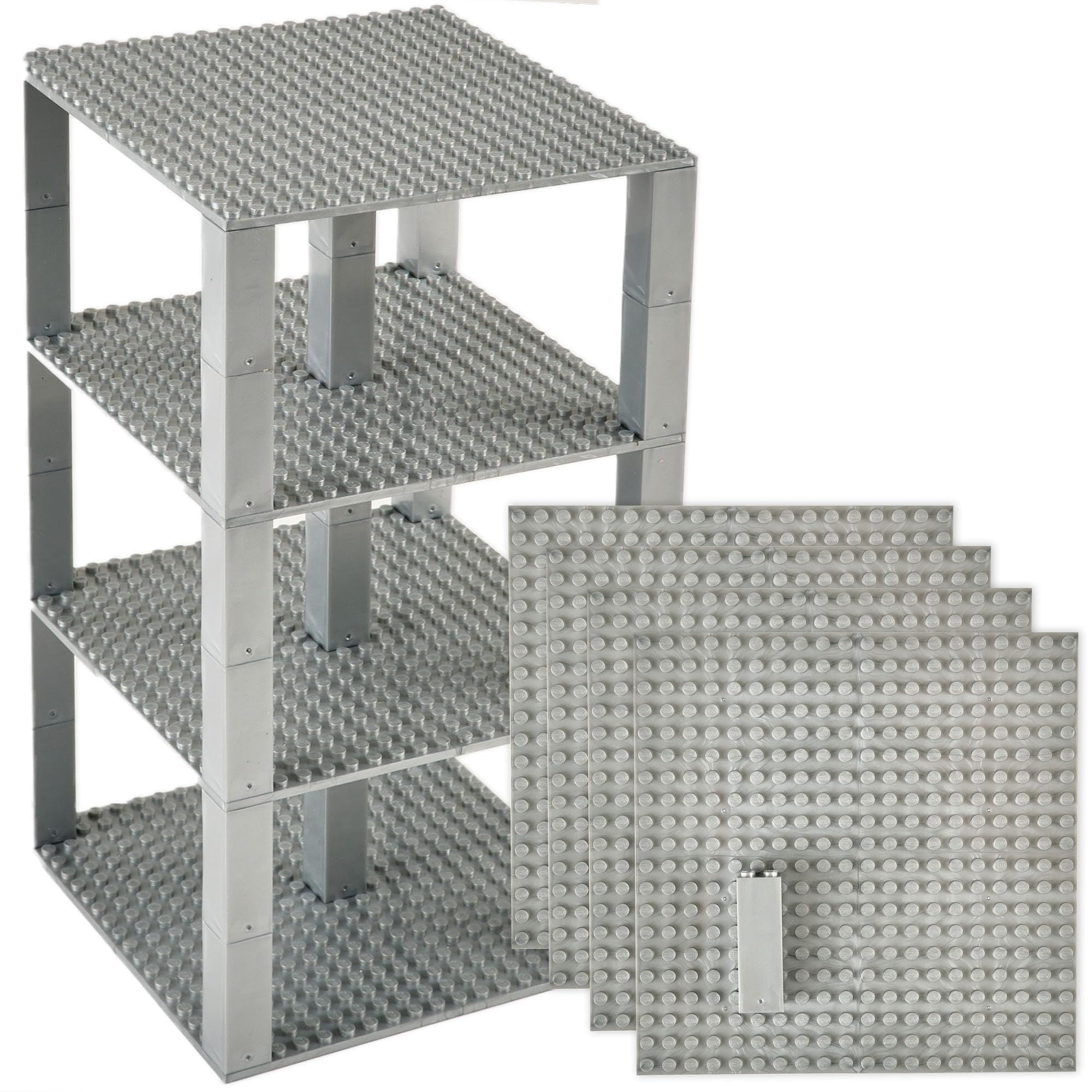 Strictly Briks Classic Stackable Baseplates, Building Bricks For Towers ...