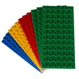 Strictly Briks Big Briks Stackable Baseplates 12 Pack, Compatible with ...