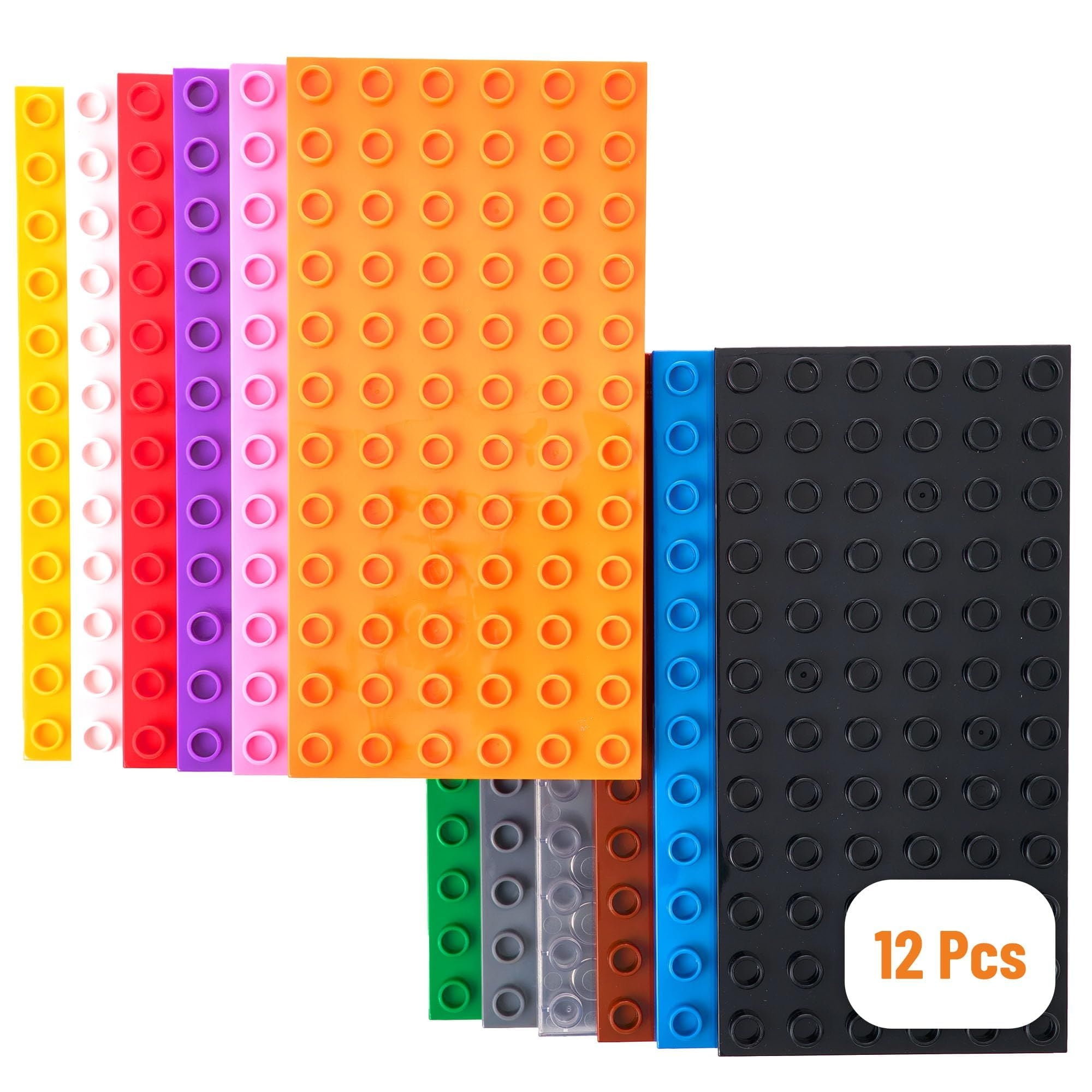 Strictly Briks Toy Building Block, Big Briks Stackable Baseplates For ...