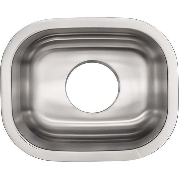 Strictly Sinks 15 Inch Undermount Stainless Steel Kitchen Sink - 18 ...