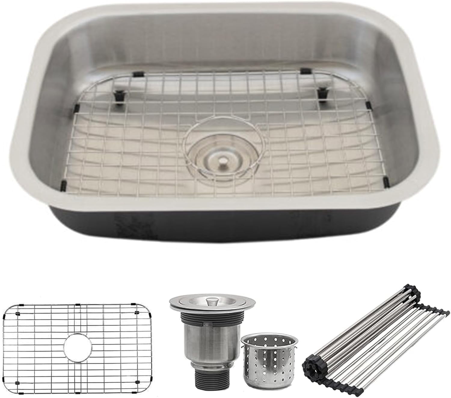 Strictly Sinks 23-7/16Inch ADA Compliant Undermount Kitchen Sink ...