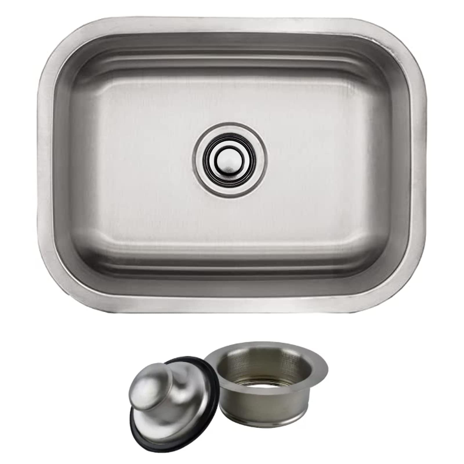 Strictly Sinks 23 Inch Undermount Kitchen Sink - Single Bowl Kitchen ...