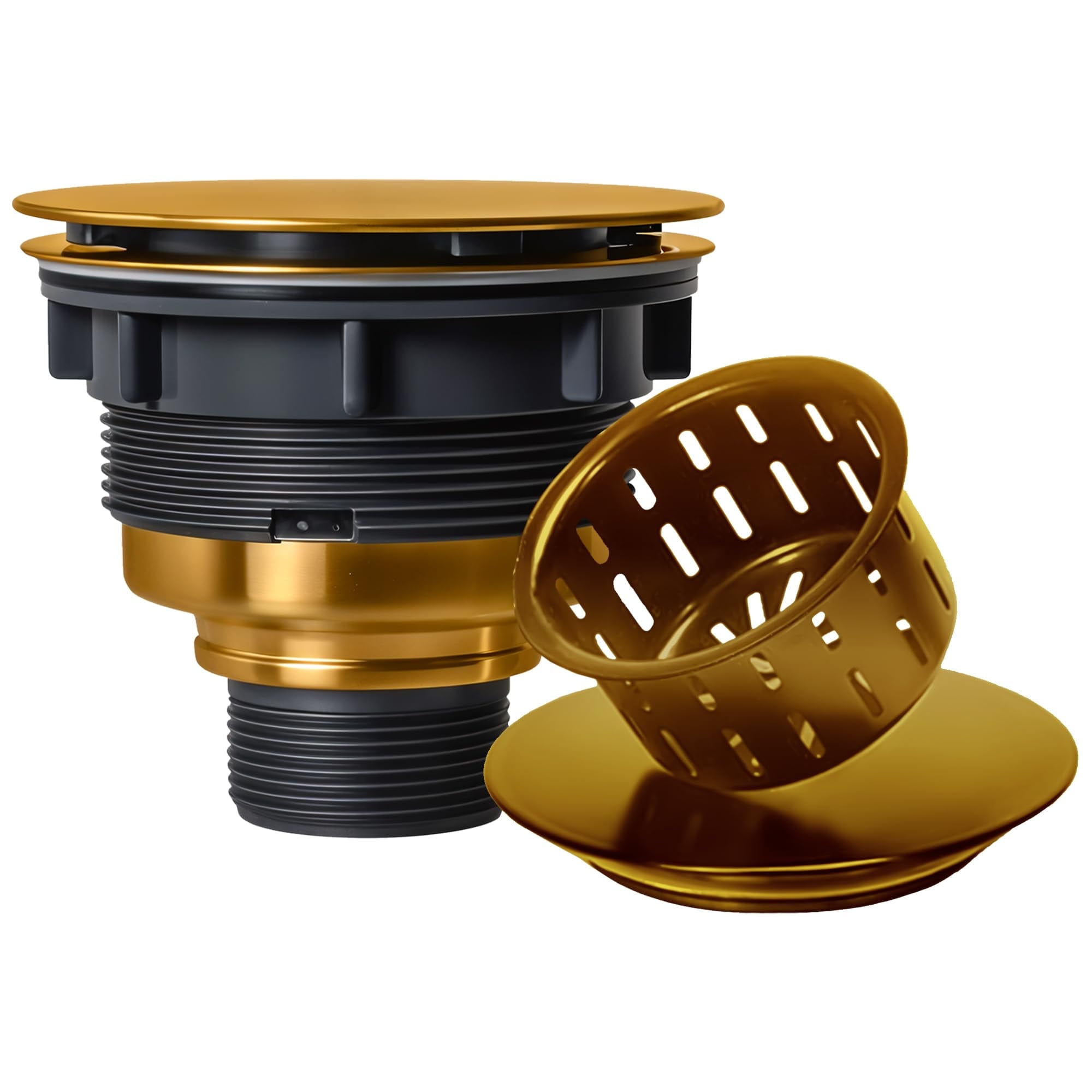 Strictly Sinks Sink Drain Strainer with Removable Basket - 3-1/2 Inch ...