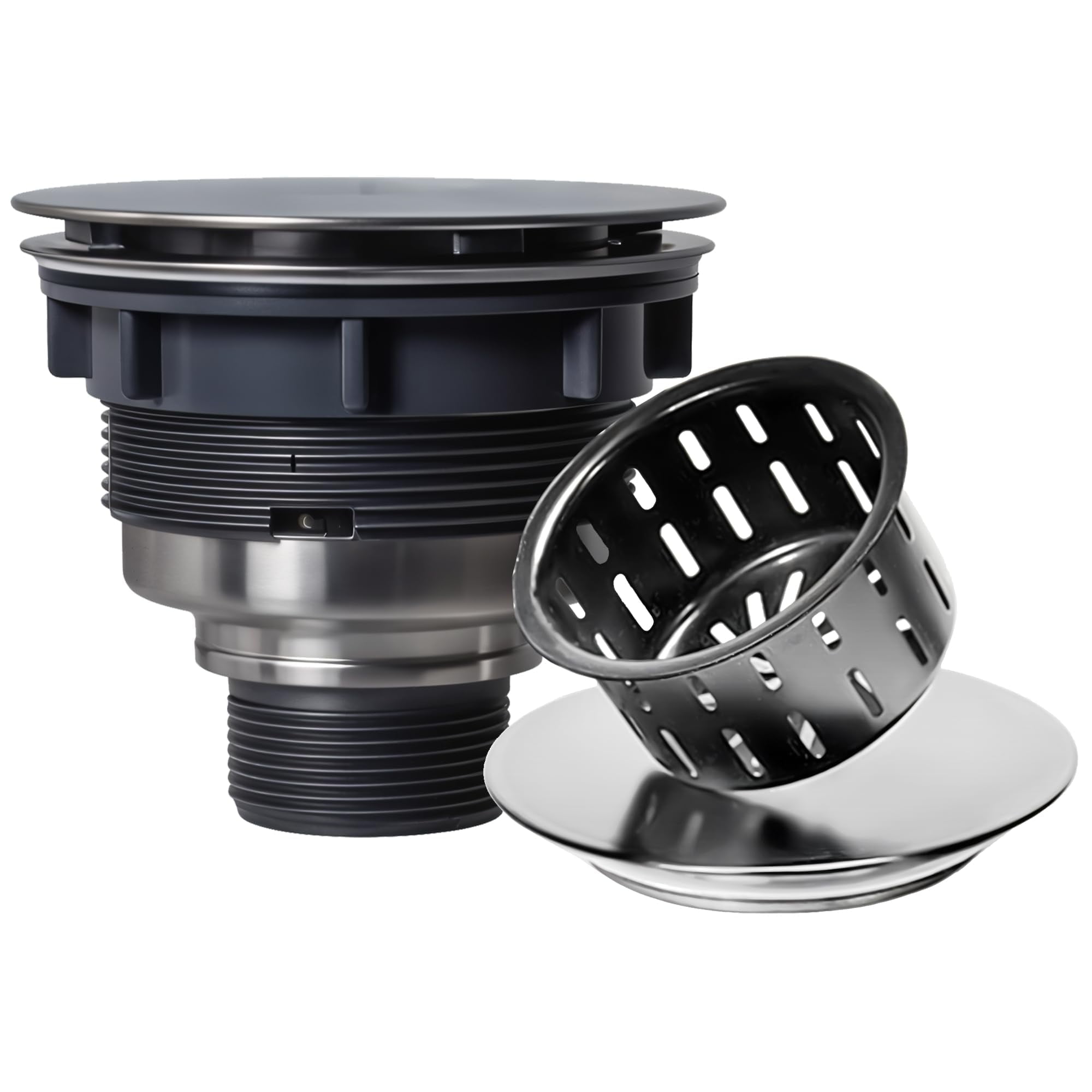 Strictly Sinks Sink Drain Strainer with Removable Basket - 3-1/2 ...