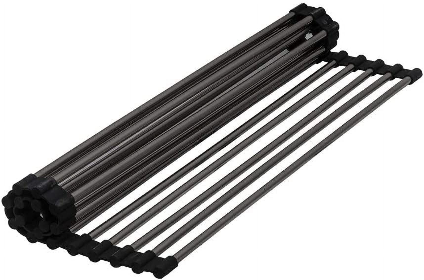 Strictly Sinks Stainless Steel Dish Drying Rack – Gun Metal Black 21 X ...