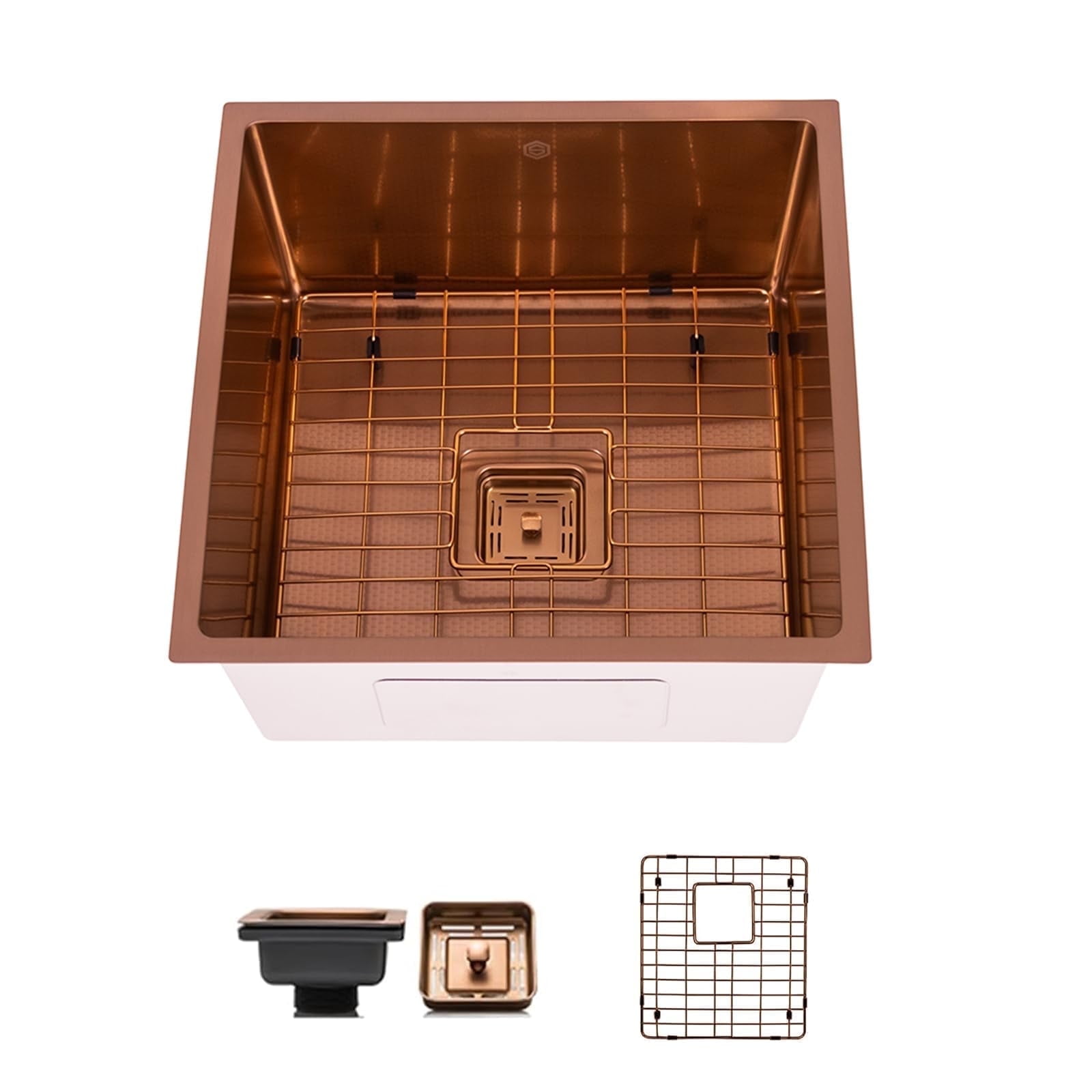 Strictly Sinks Undermount Bar Prep Sink – 18 Inch 16 Gauge Embossed ...