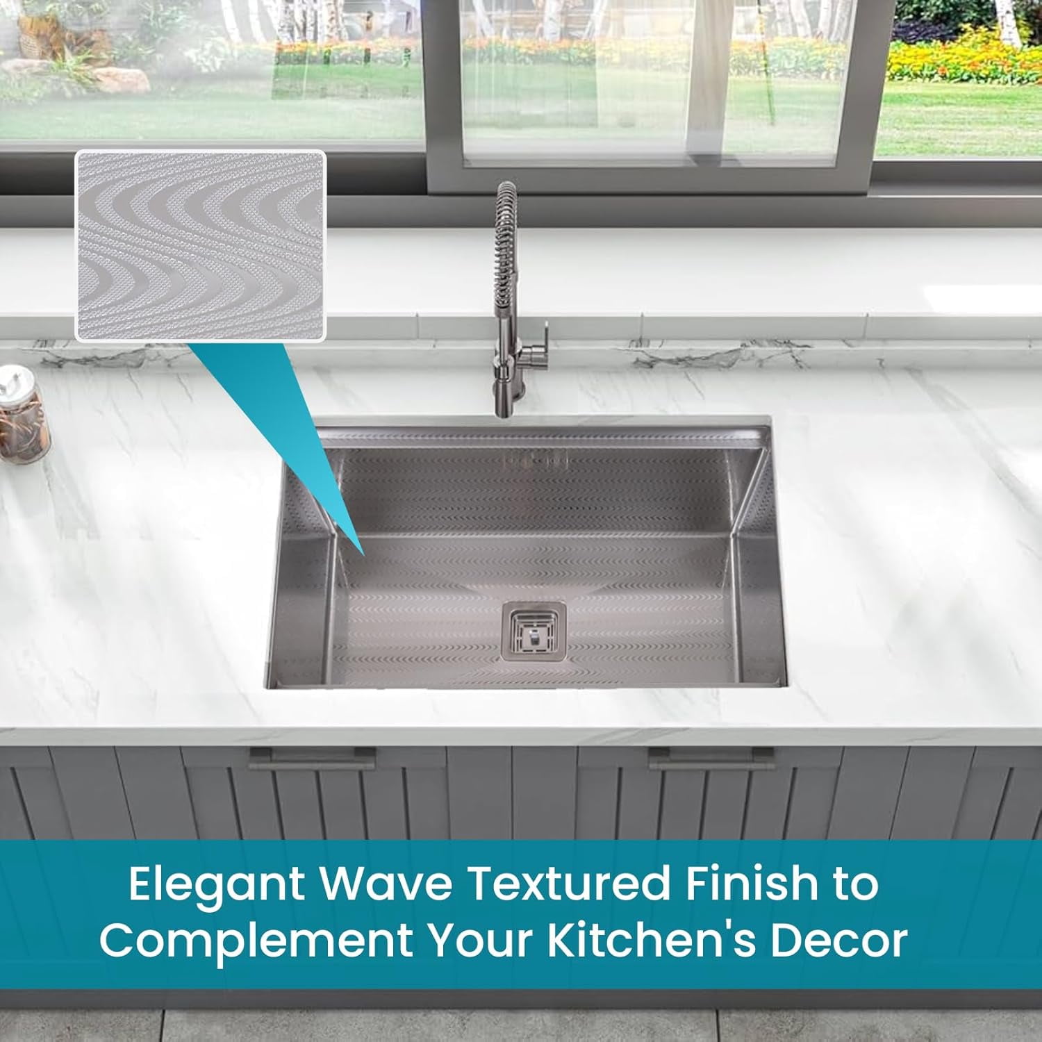 Strictly Sinks Undermount Workstation Kitchen Sink – 32 Inch 16 Gauge ...