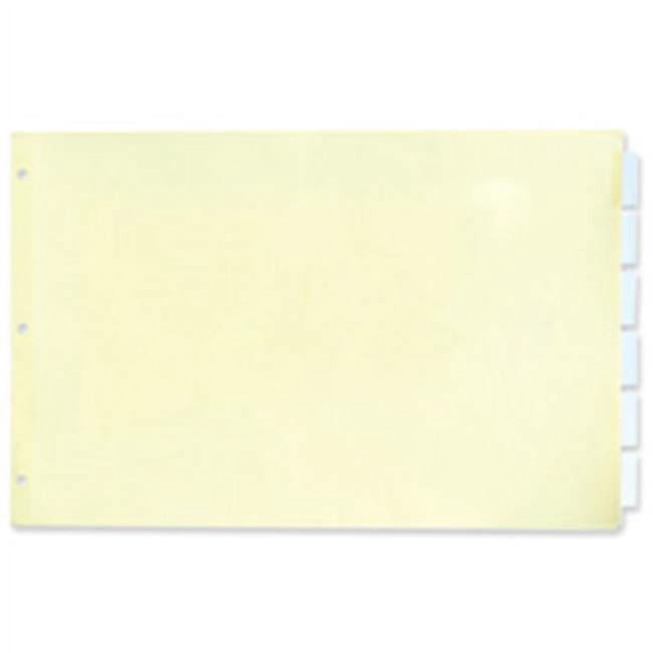 Stride- Inc. Legal-Size Index Dividers - Clear Tabs - 8.50in.x14in ...