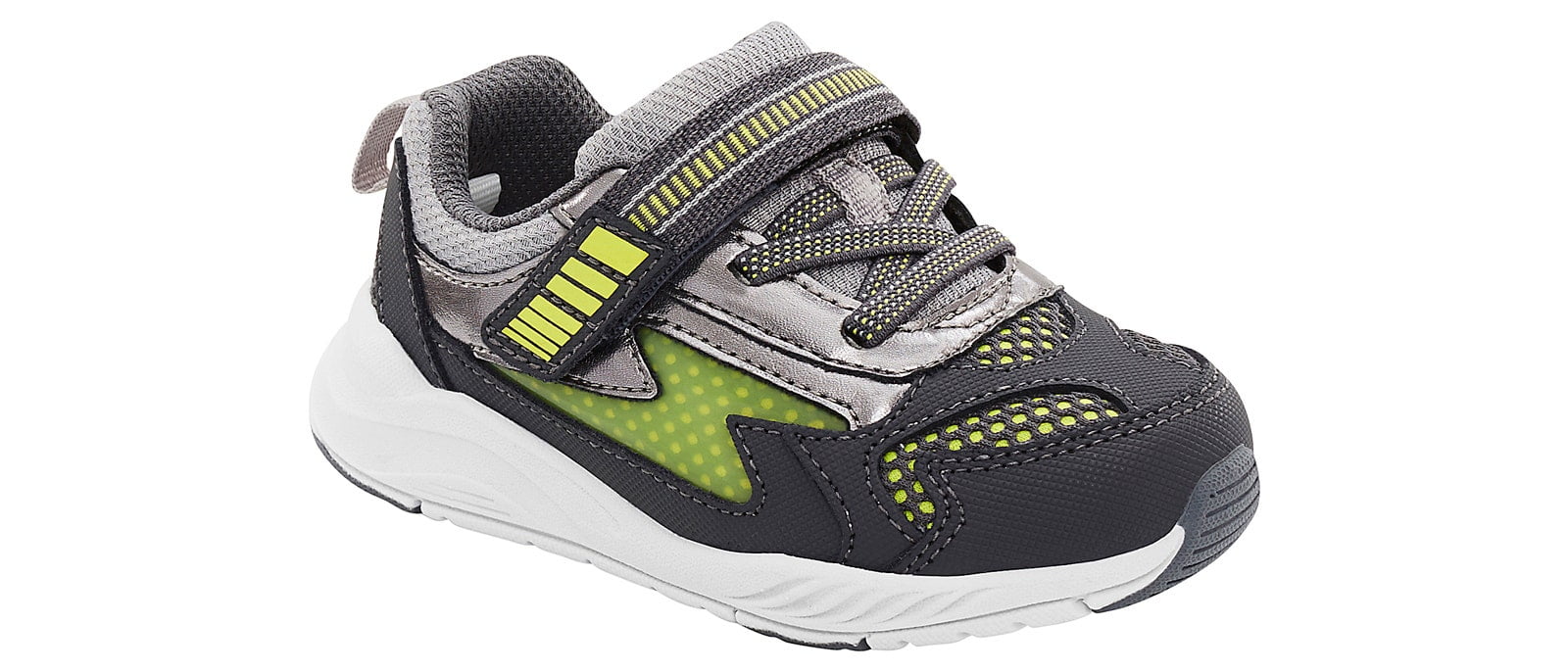 Stride Rite Zips Cosmic Kid's Light-Up Extra Wide Adaptable Sneaker ...