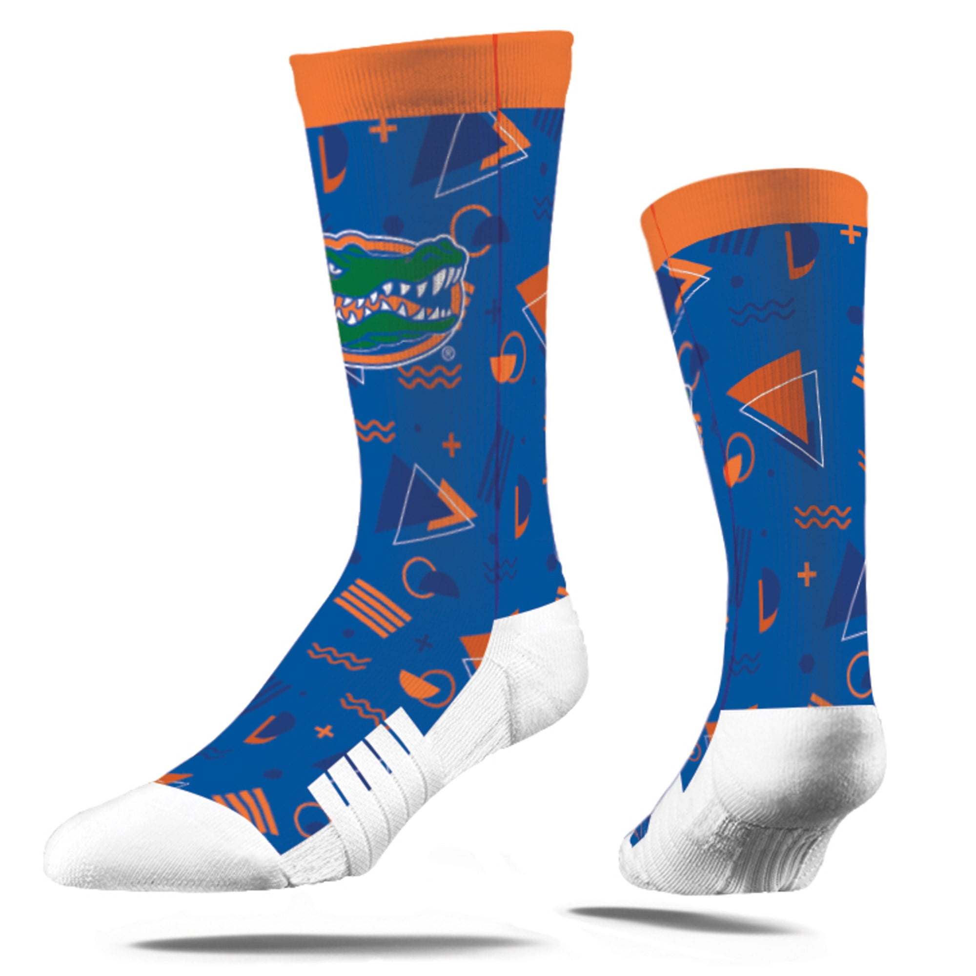 Strideline Florida Gators '80s Zig Zag Crew Socks - Walmart.com