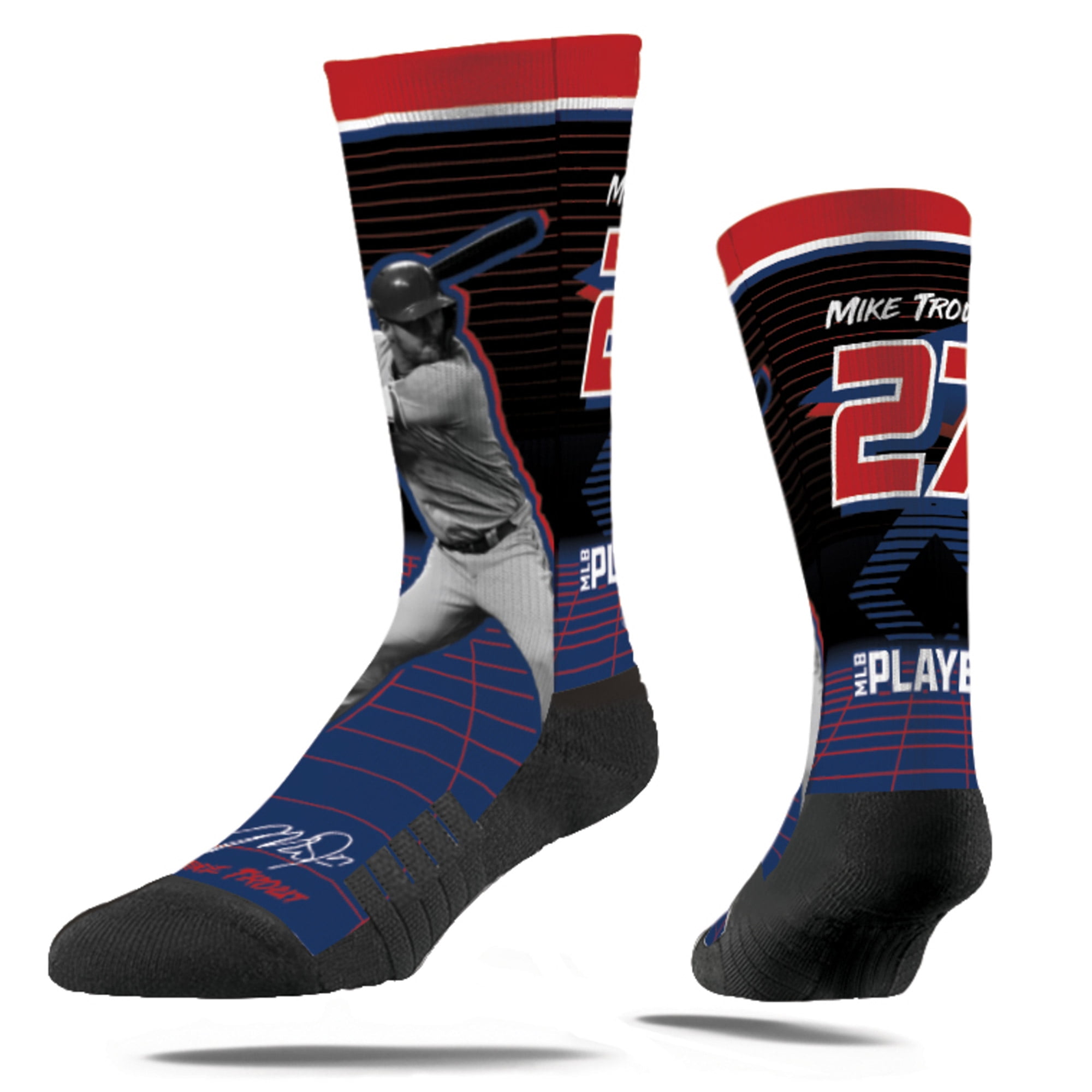 Strideline Mike Trout Los Angeles Angels Synthwave Premium Full Sub ...