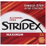 Stridex Pads, Maximum Strength, 55 ct (Pack of 20) - Walmart.com