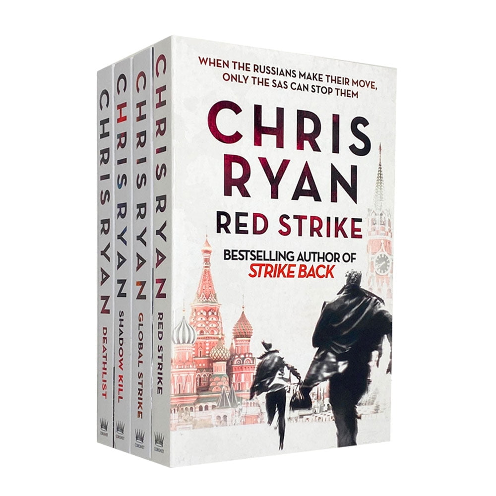 Strike Back Series 4 Books Collection Set by Chris Ryan Red Strike ...