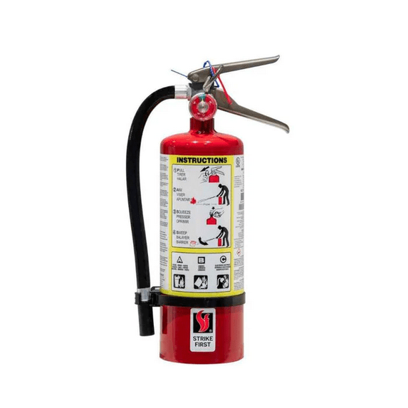 Strike First 5 lb ABC Multi-Purpose Fire Extinguisher, UL rated 3-A 10 ...