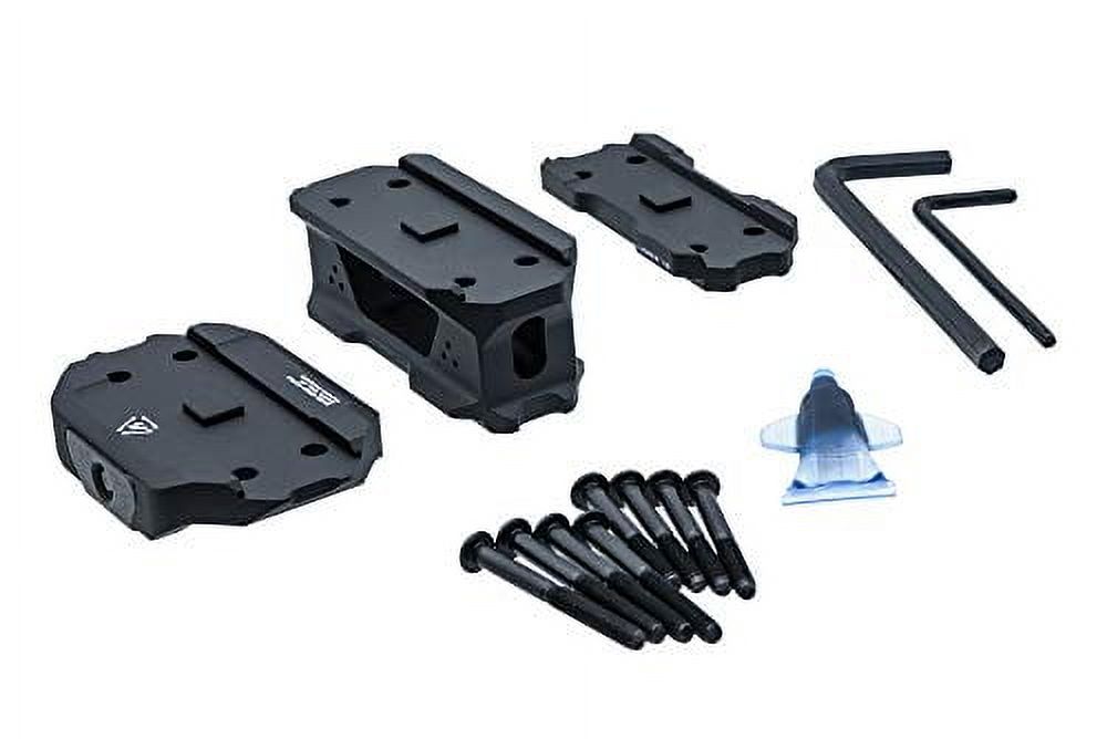 Strike Industries. 3 Piece - T1 Riser Optic Mount (Black) - Walmart.com