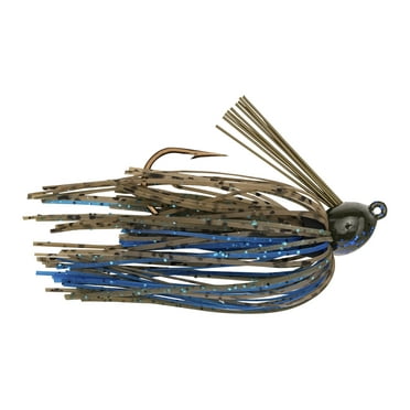 Strike King Bitsy Bug Mini Bass Jig 3/16oz Green Pumpkin Fishing Lure ...