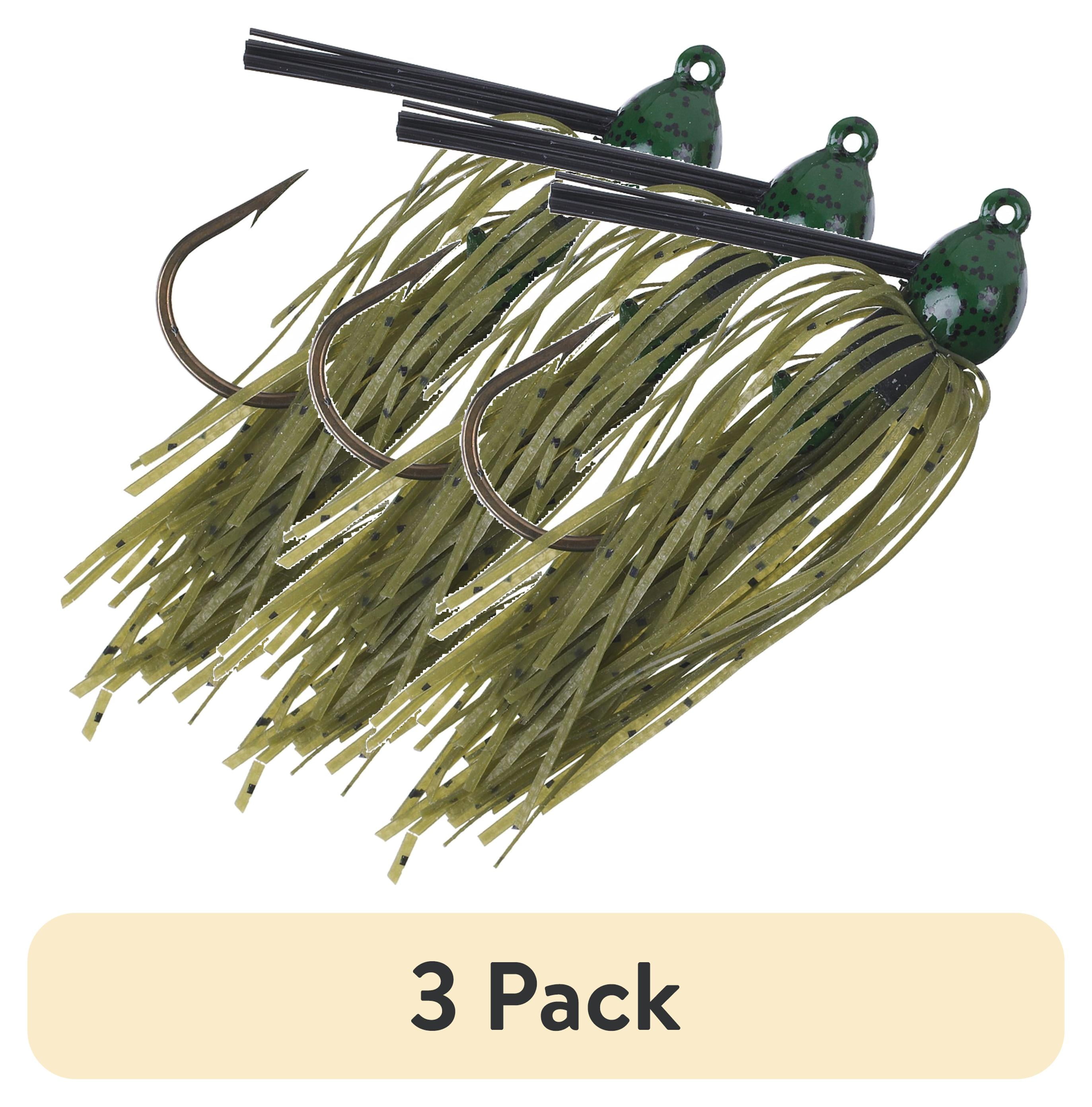 (3 pack) Strike King Bitsy Bug Mini Jig 3/16oz Watermelon Bass Jig ...