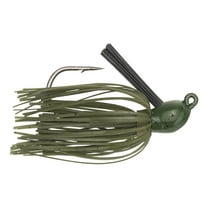 Strike King Bitsy Flip Jig 3/8oz Black Weedless Hook for Heavy Cover ...