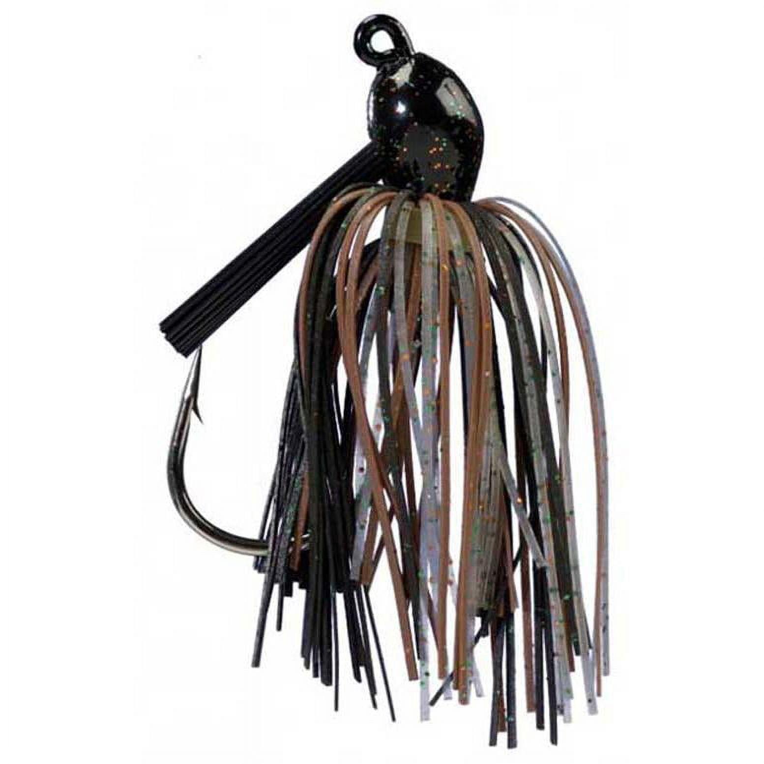 Strike King Bitsy Flip Jig 1/4 Oz Camouflage Fishing Bass Weedguard ...